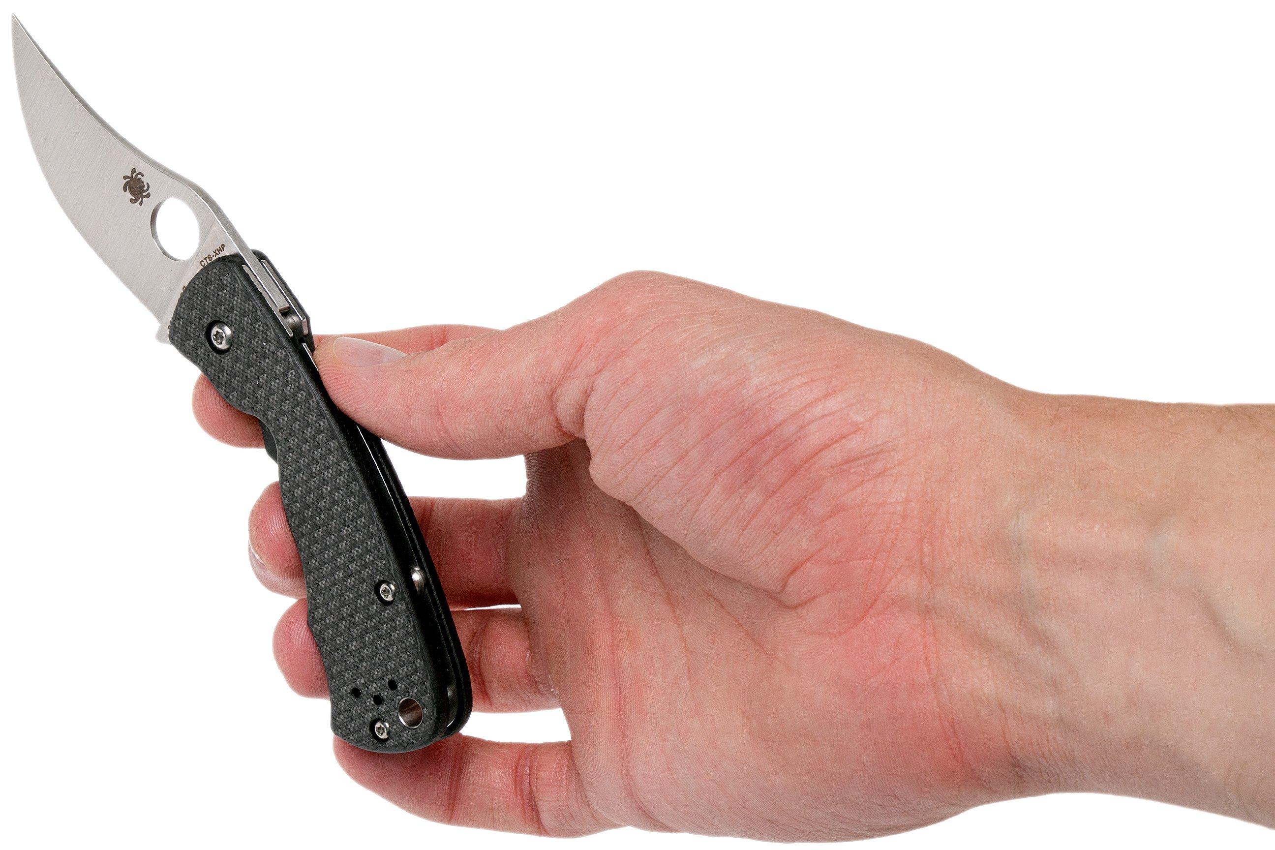 Spyderco Rhino C210CFP pocket knife, Reinhold design | Advantageously ...