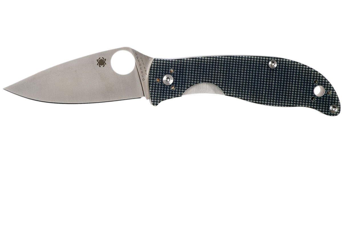 Spyderco Polestar C220GPGY pocket knife, Sal Glesser design ...