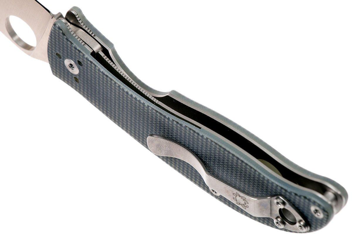 Spyderco Polestar C220GPGY pocket knife, Sal Glesser design ...