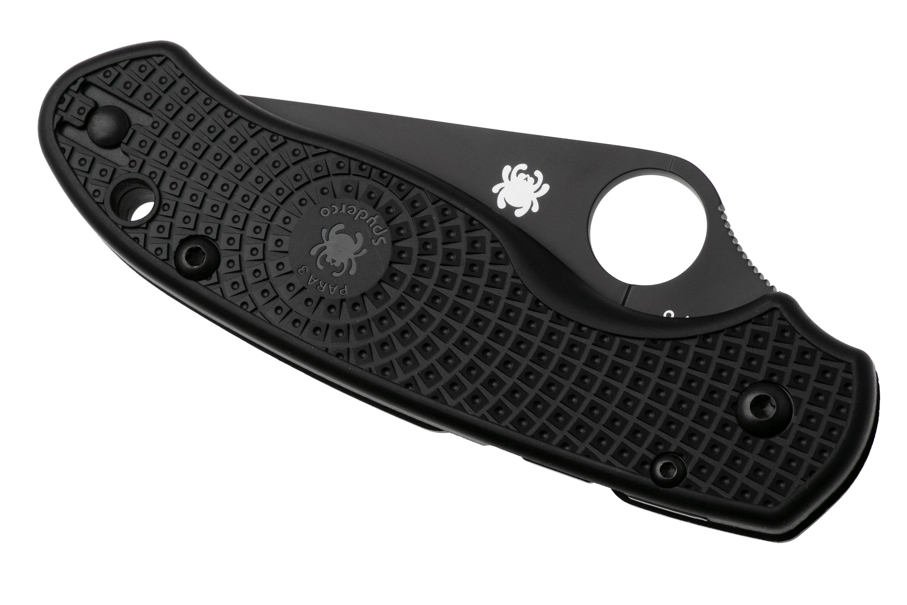 Spyderco Para 3 Lightweight Black C223PBBK FRN CTS-BD1N Taschenmesser ...
