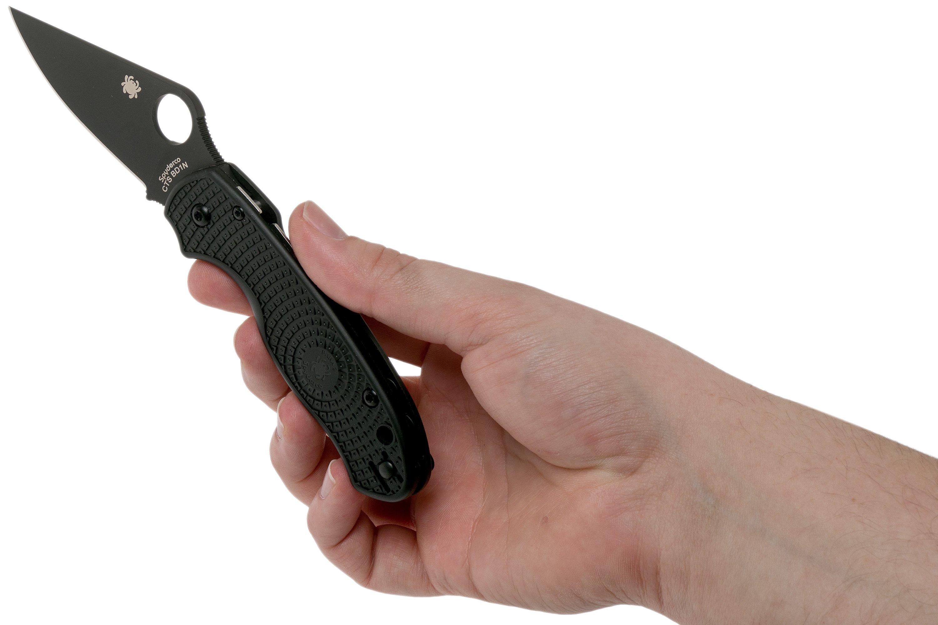 Spyderco Para 3 Lightweight Black C223PBBK FRN CTS-BD1N Taschenmesser ...