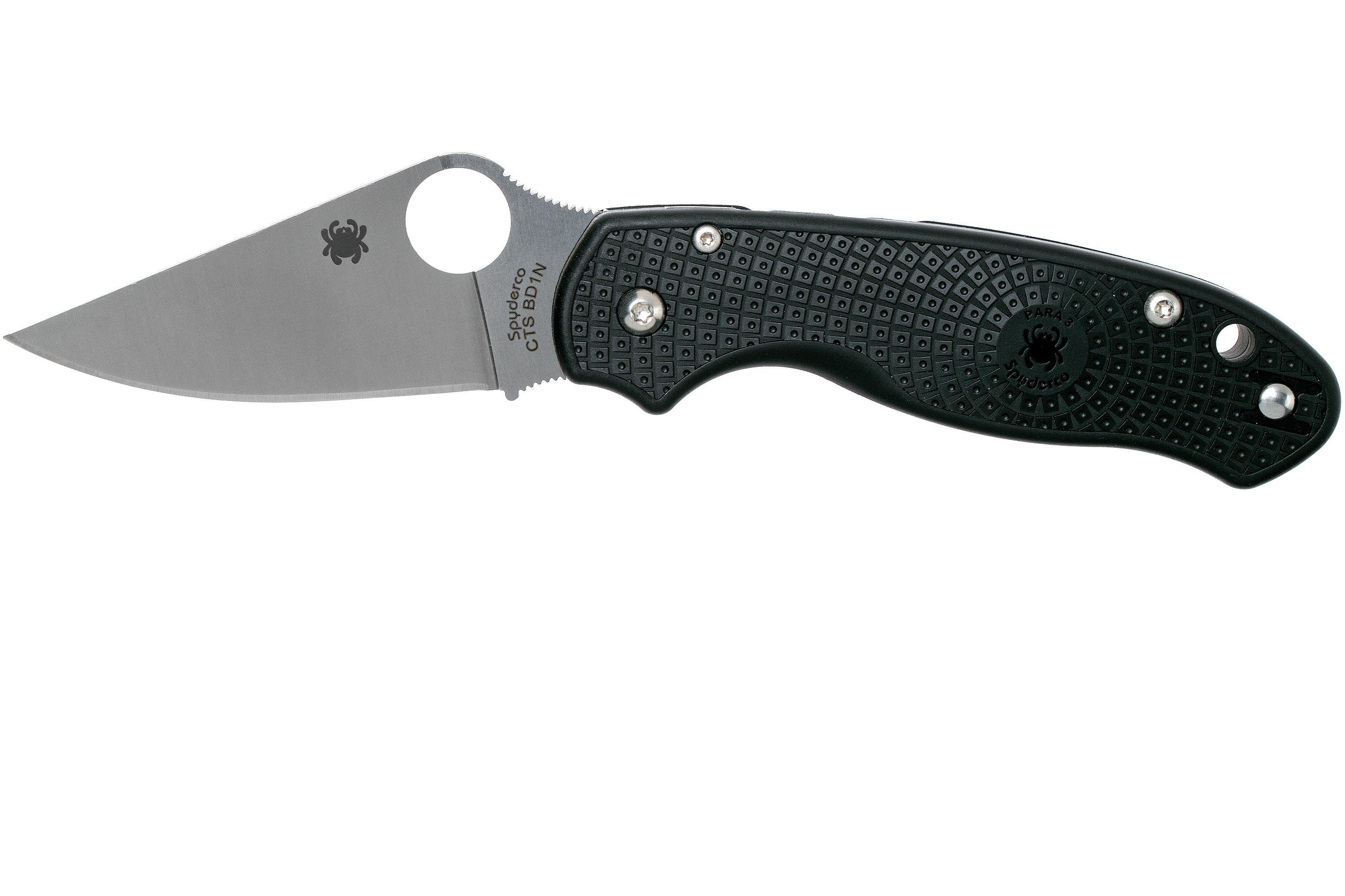 Spyderco Para 3 Lightweight C223PBK FRN CTS-BD1N zakmes | Voordelig ...