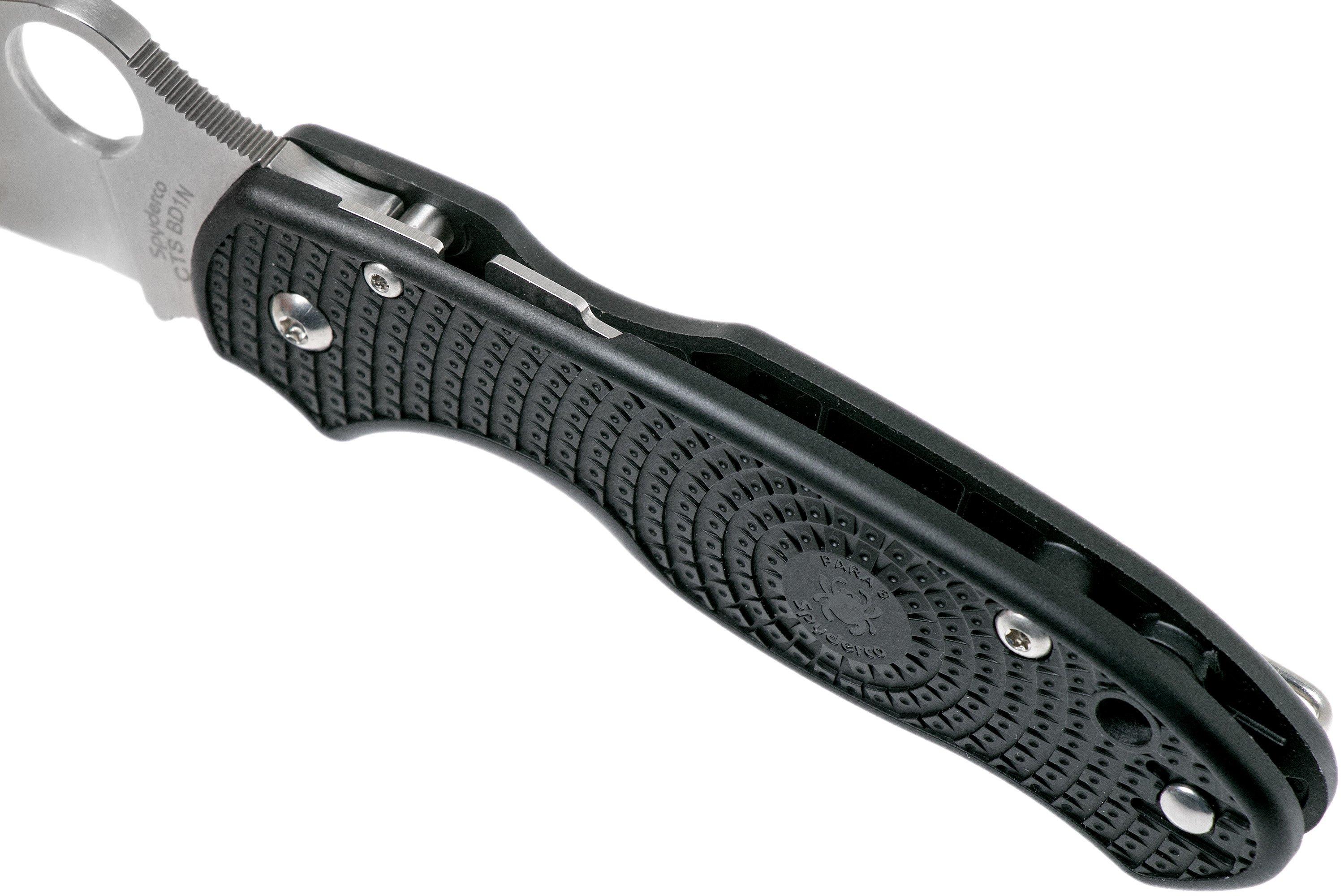 Spyderco Para 3 Lightweight C223PBK FRN CTS-BD1N zakmes | Voordelig ...