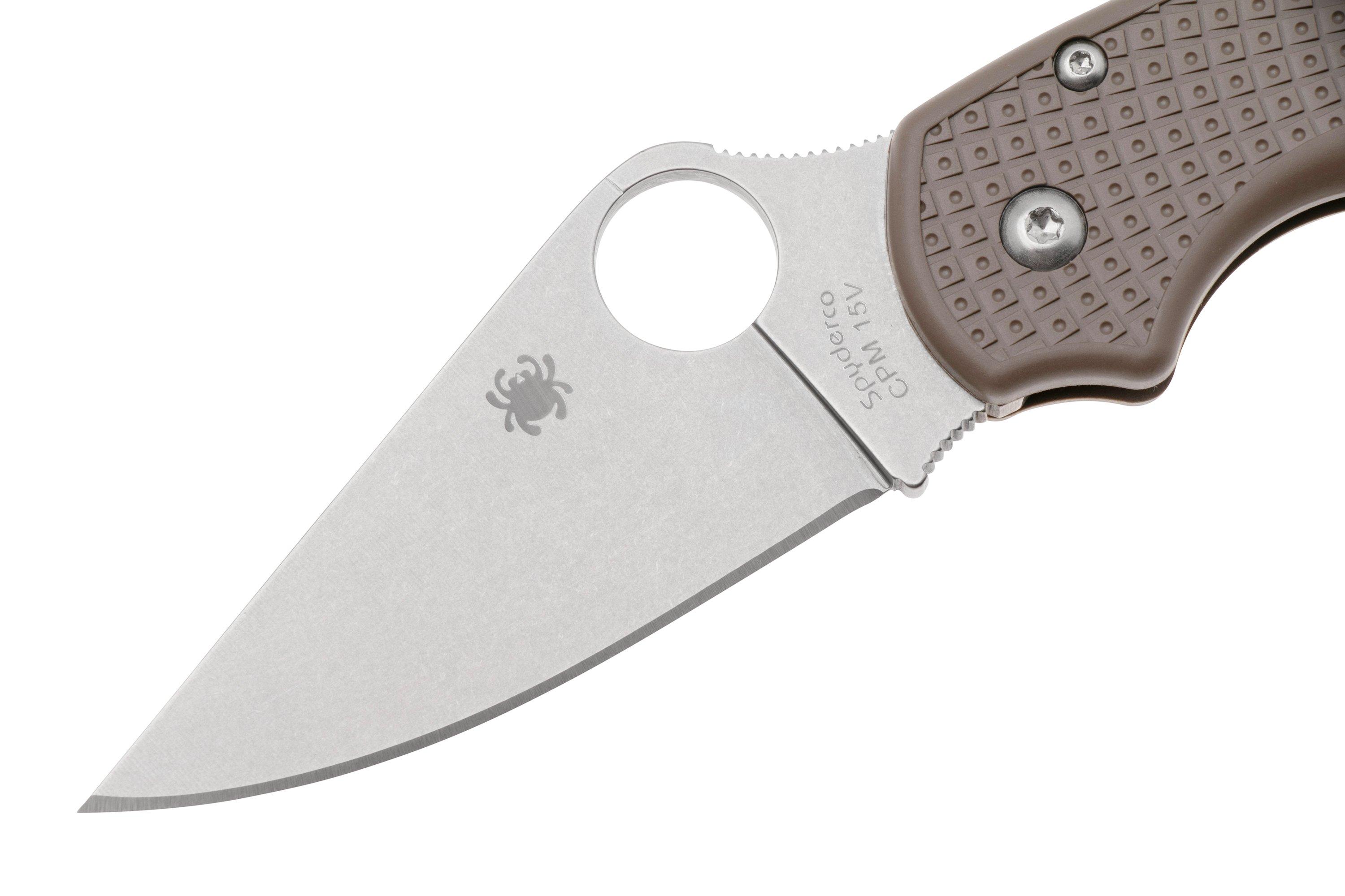 Spyderco Para 3 Lightweight CPM15V C223PBN15V Brown, Sprint Run 2024 ...