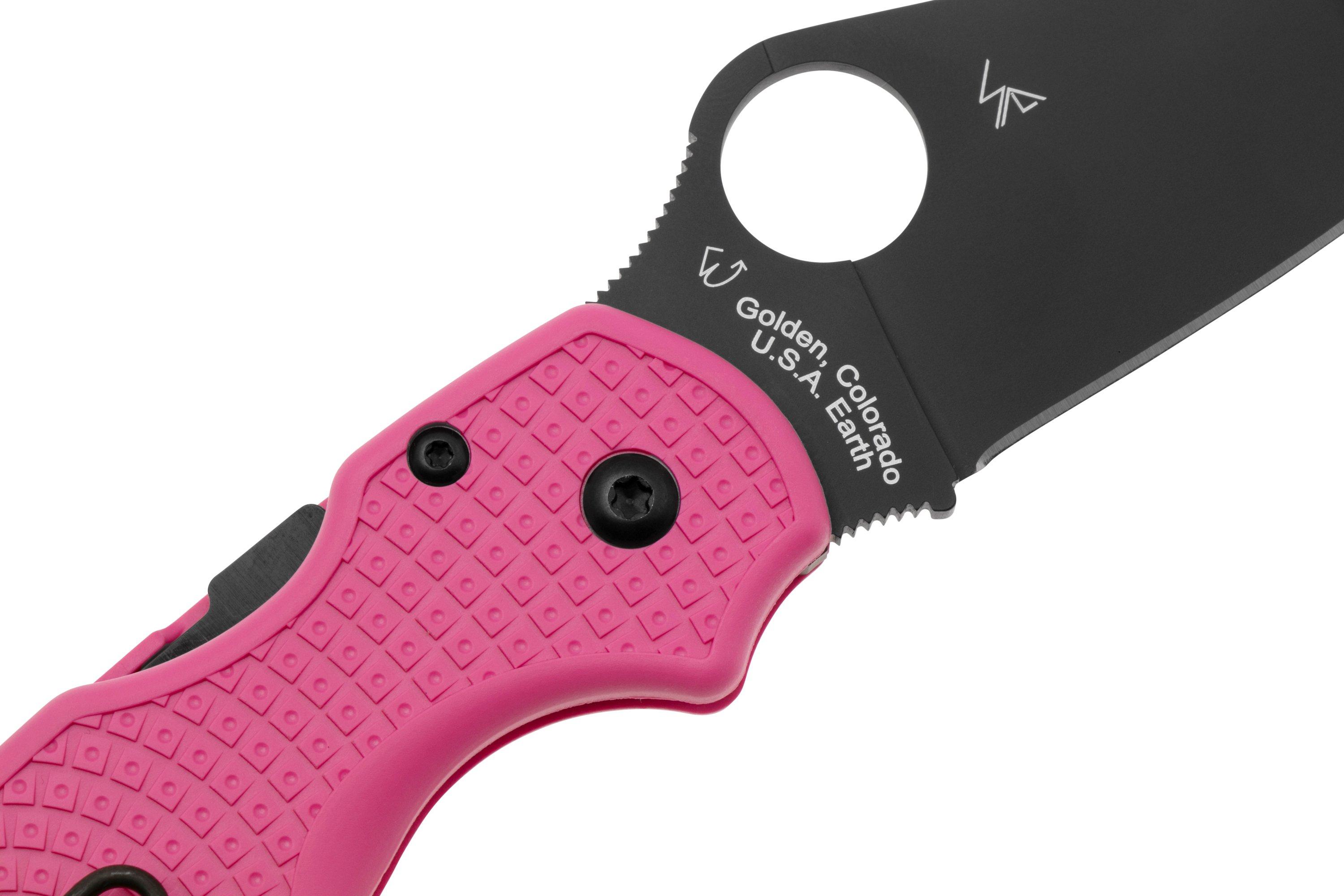 Spyderco Para 3 Lightweight Pink Black C223PPNBK FRN CTS-BD1N, Pink ...