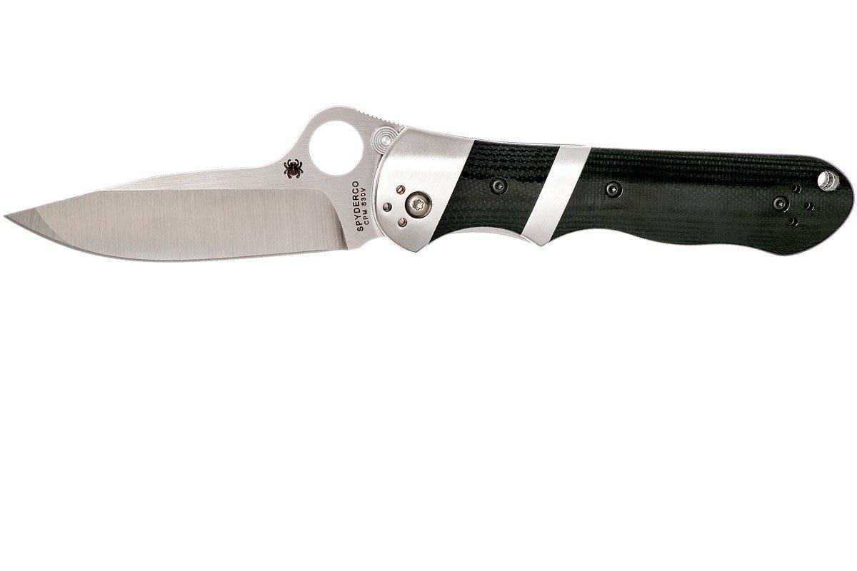 Spyderco Lil' Sub-Hilt C224GP pocket knife, Butch Vallotton design ...