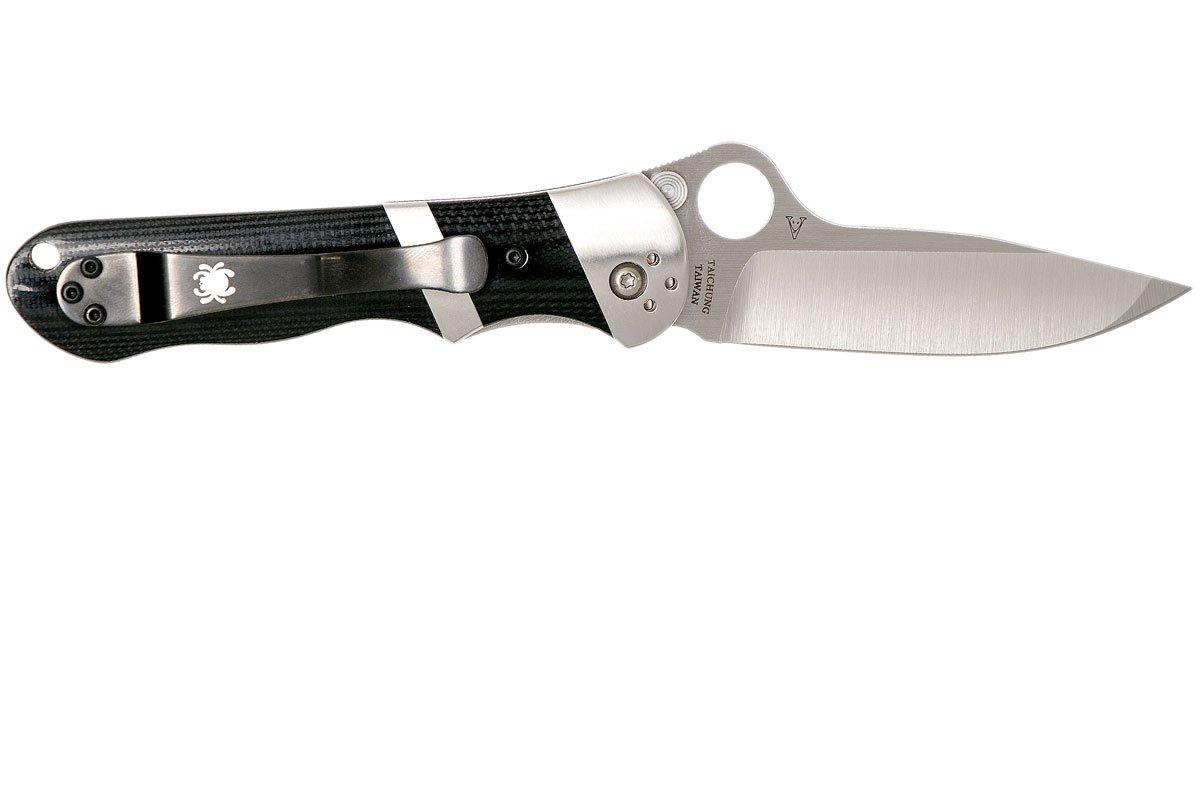 Spyderco Lil' Sub-Hilt C224GP pocket knife, Butch Vallotton design ...