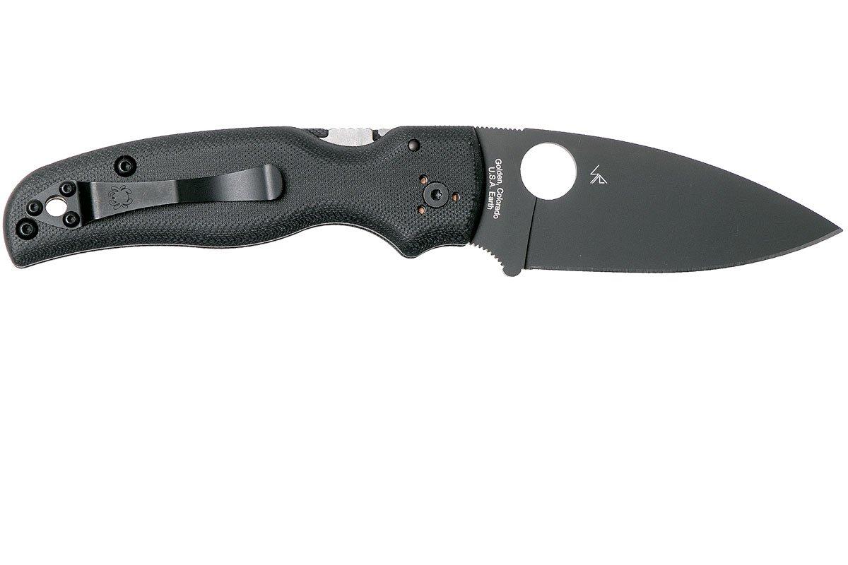 Spyderco Shaman C229GPBK pocket knife, Sal Glesser design ...