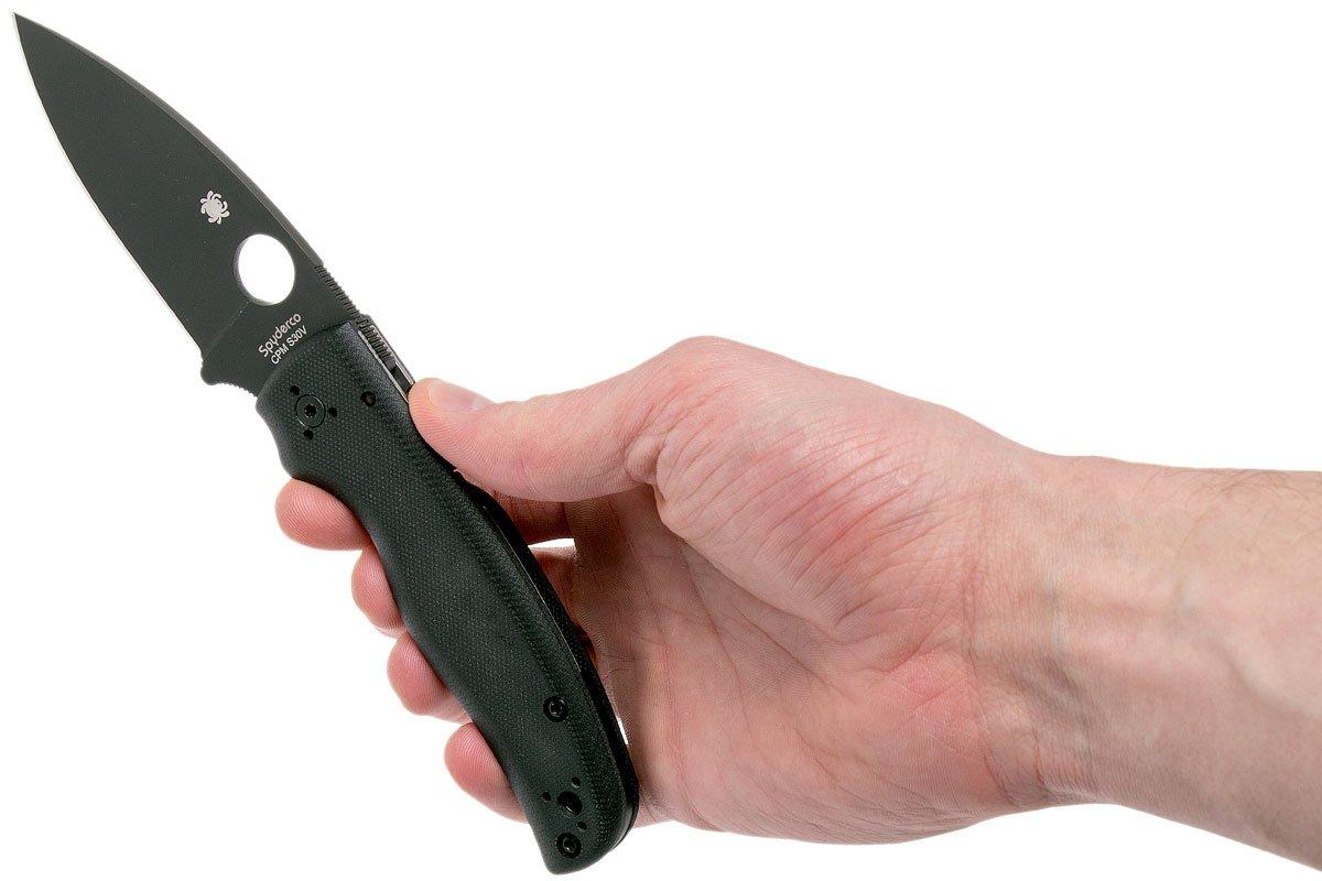 Spyderco Shaman C229GPBK pocket knife, Sal Glesser design ...