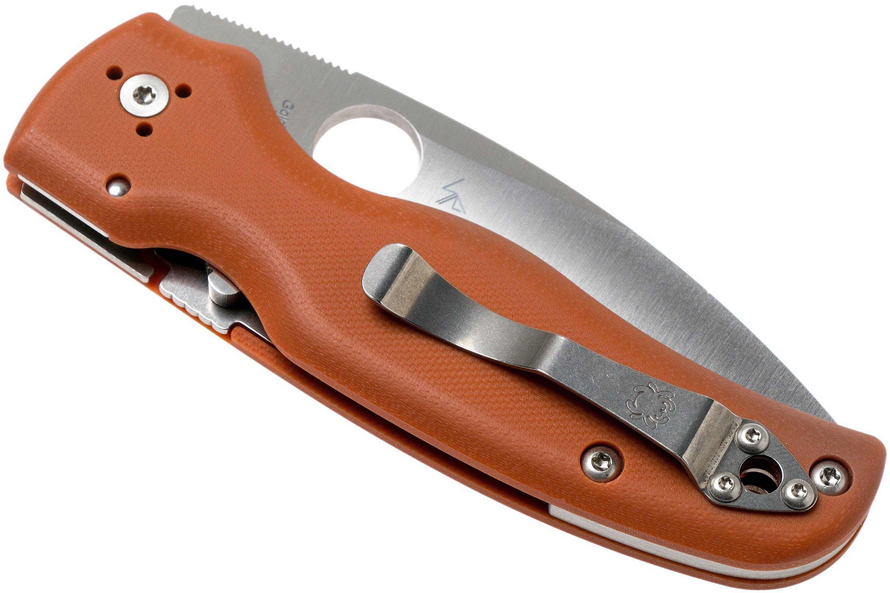 Spyderco Shaman REX45 C229GPBORE Sprint Run pocket knife, Sal Glesser ...