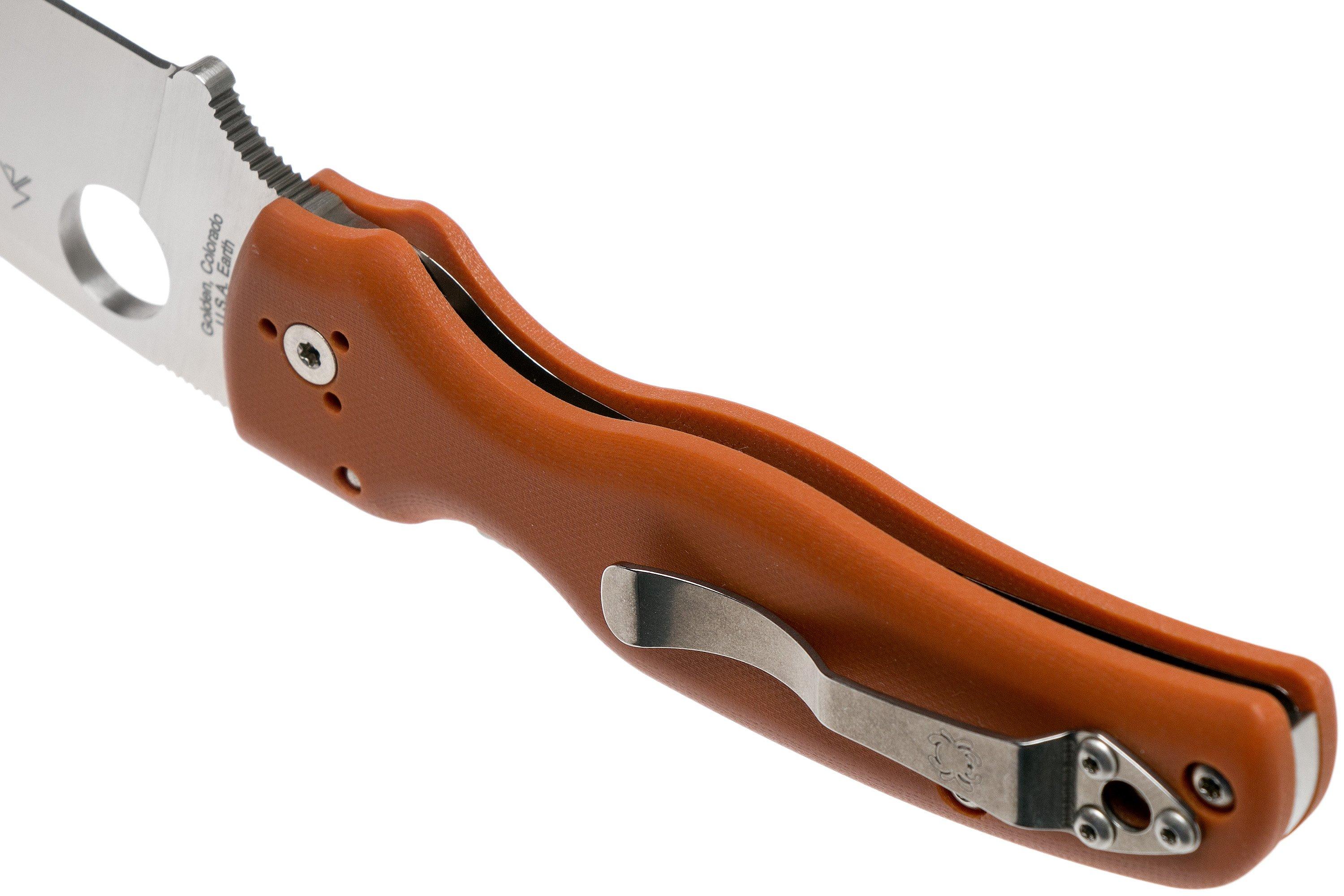 Spyderco Shaman REX45 C229GPBORE Sprint Run pocket knife, Sal Glesser ...