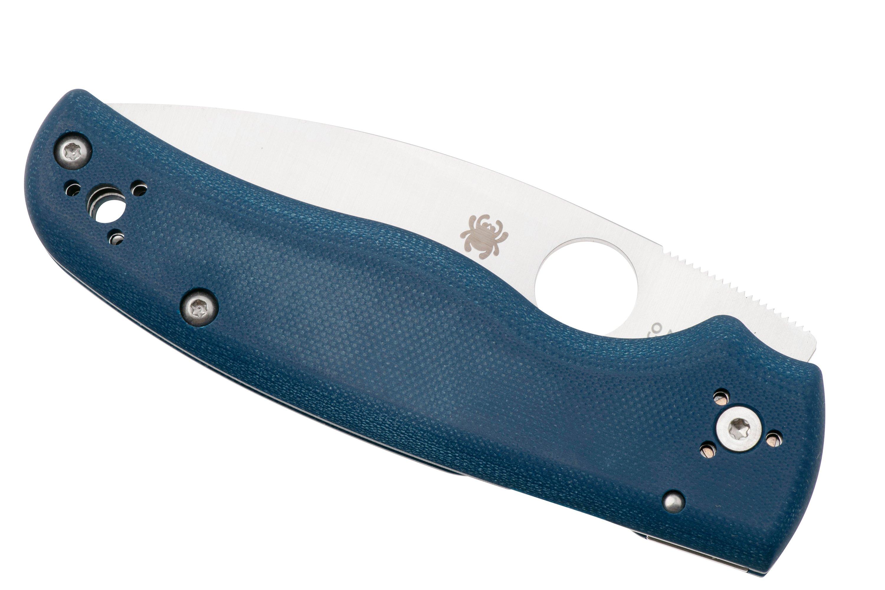 Spyderco Shaman Cobalt Blue CPM SPY27 C229GPCBL pocket knife, Sal ...