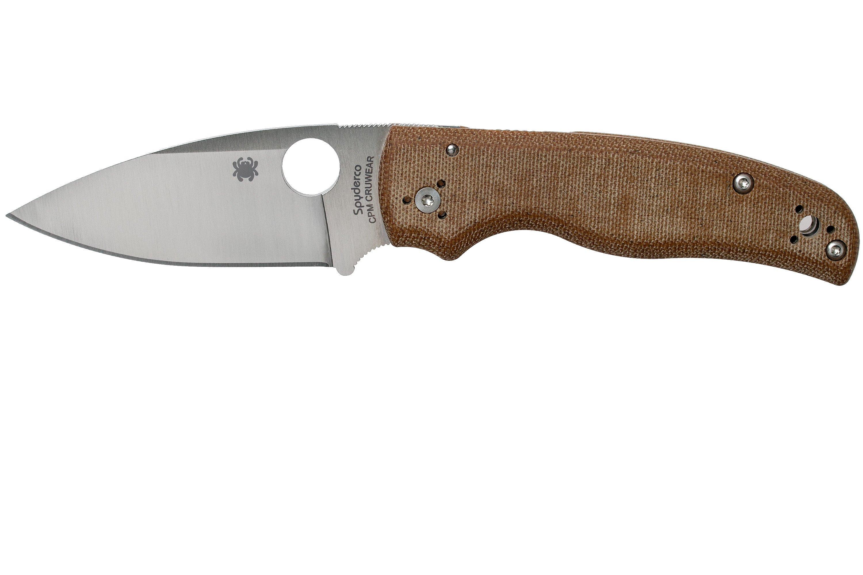 Spyderco Shaman C229MPCW CPM CruWear Sprint Run pocket knife, Sal ...