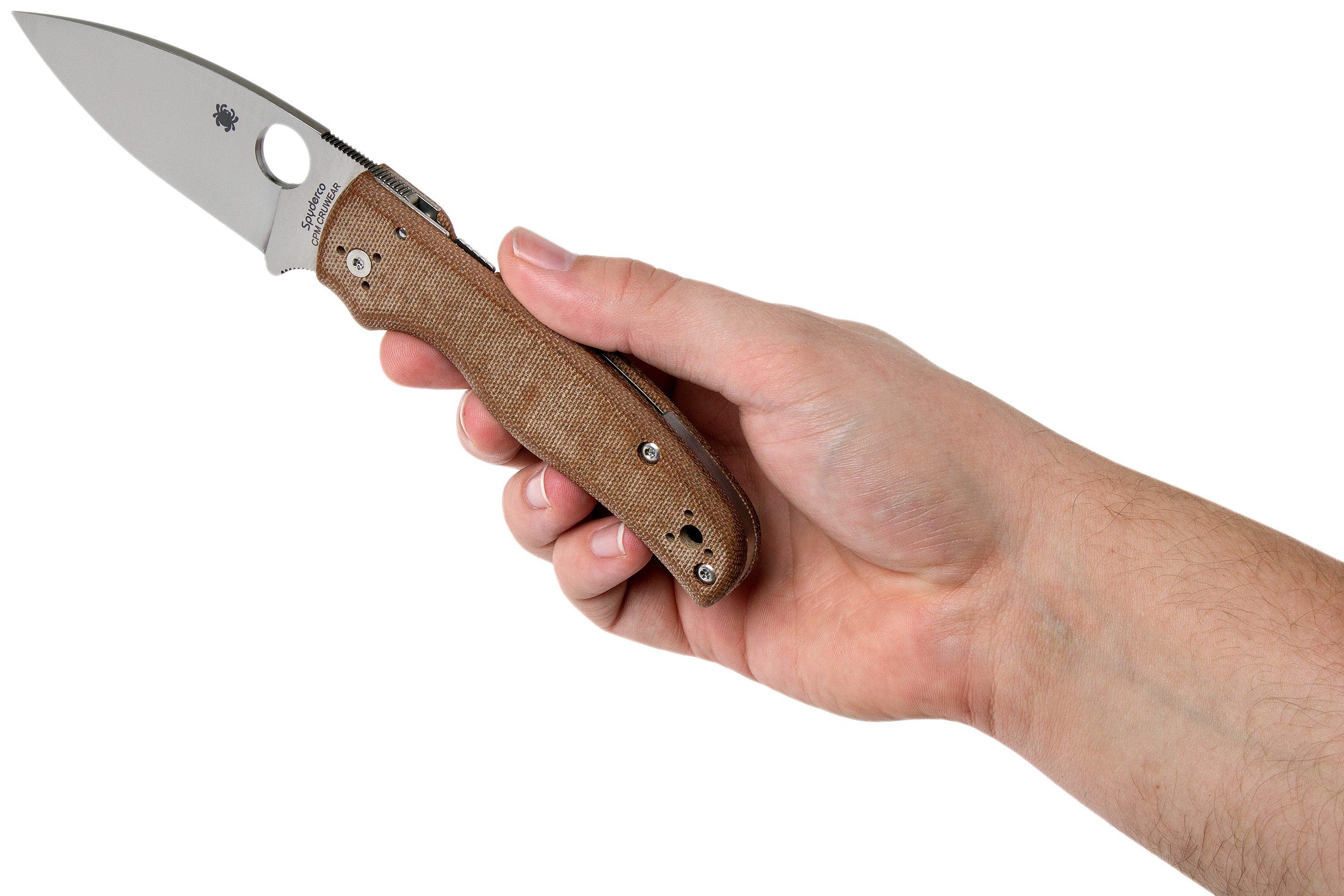 Spyderco Shaman C229MPCW CPM CruWear Sprint Run pocket knife, Sal ...