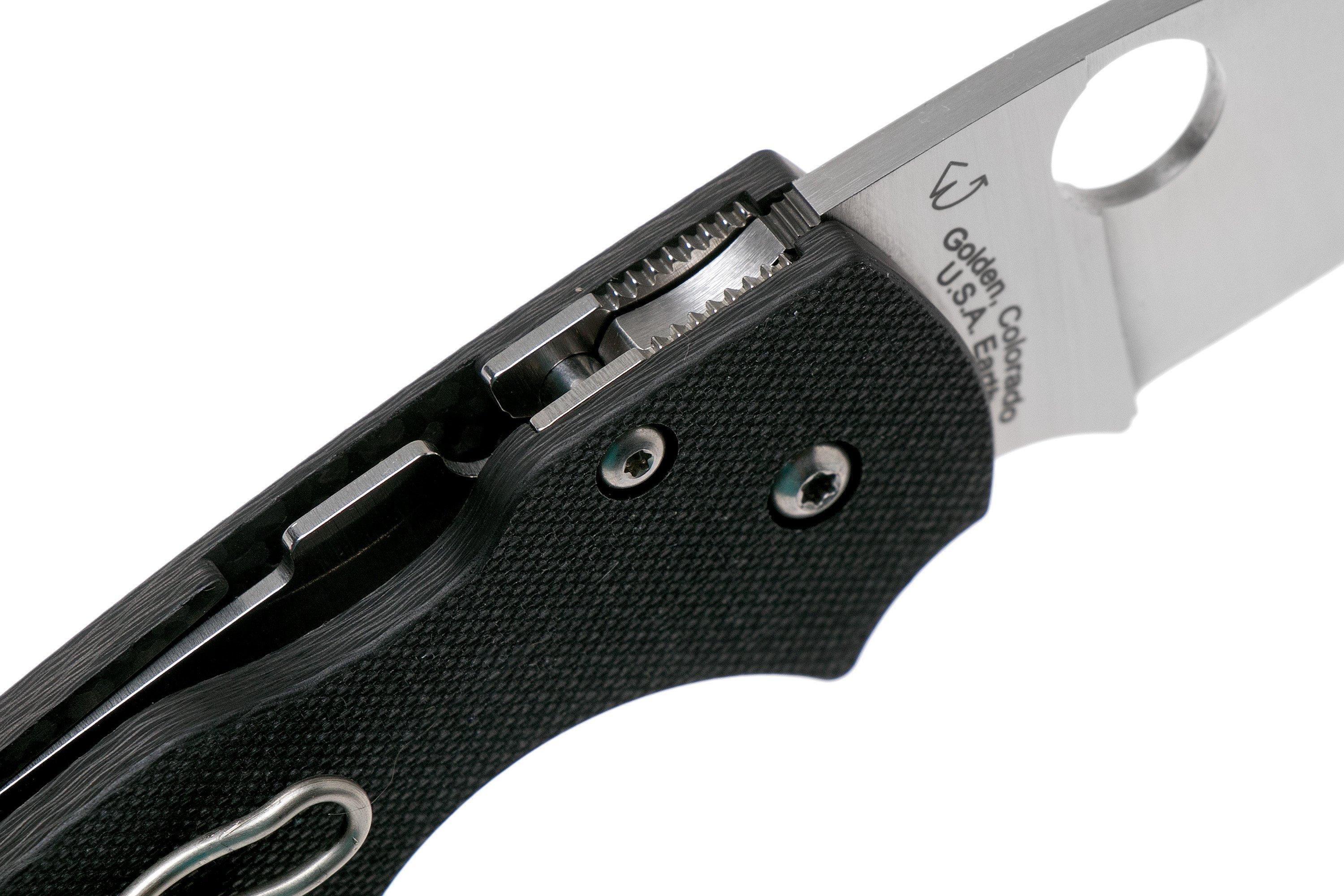 Spyderco Lil' Native CPM S90V Carbon fibre C230CF90VP Sprint Run pocket ...