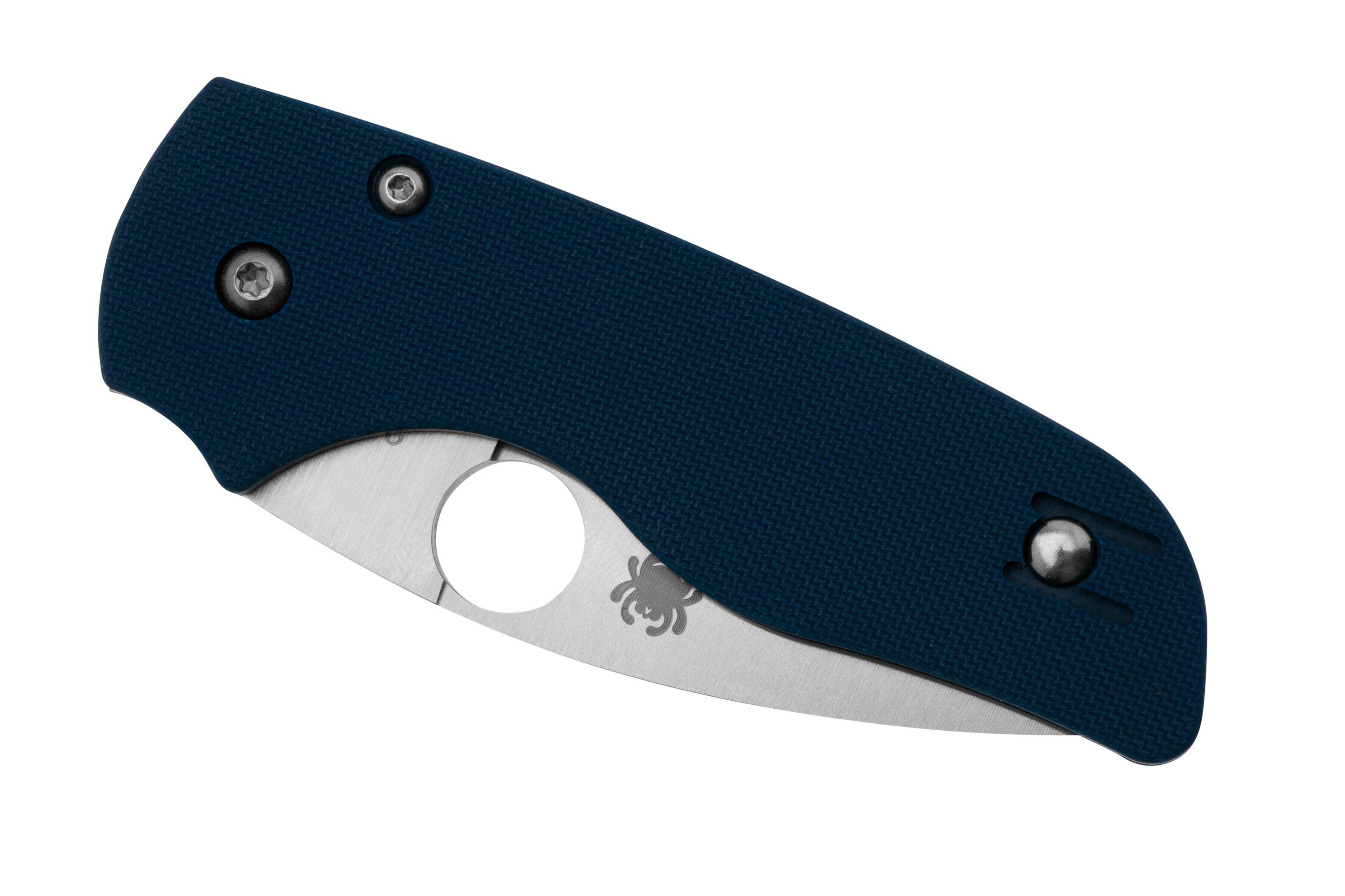 Spyderco Lil' Native CPM SPY27 C230GPCBL Blue G10 pocket knife ...
