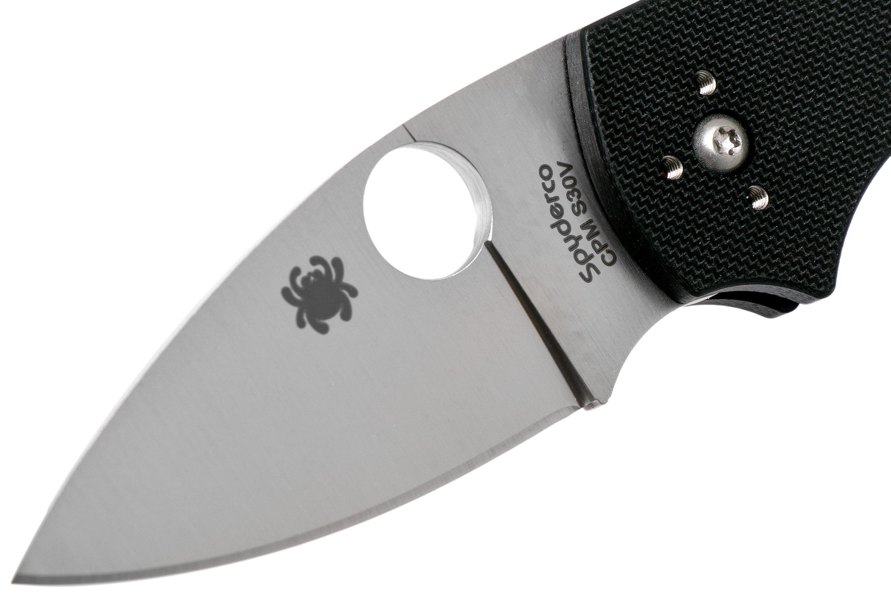 Spyderco Lil' Native Backlock C230MBGP pocket knife | Advantageously ...