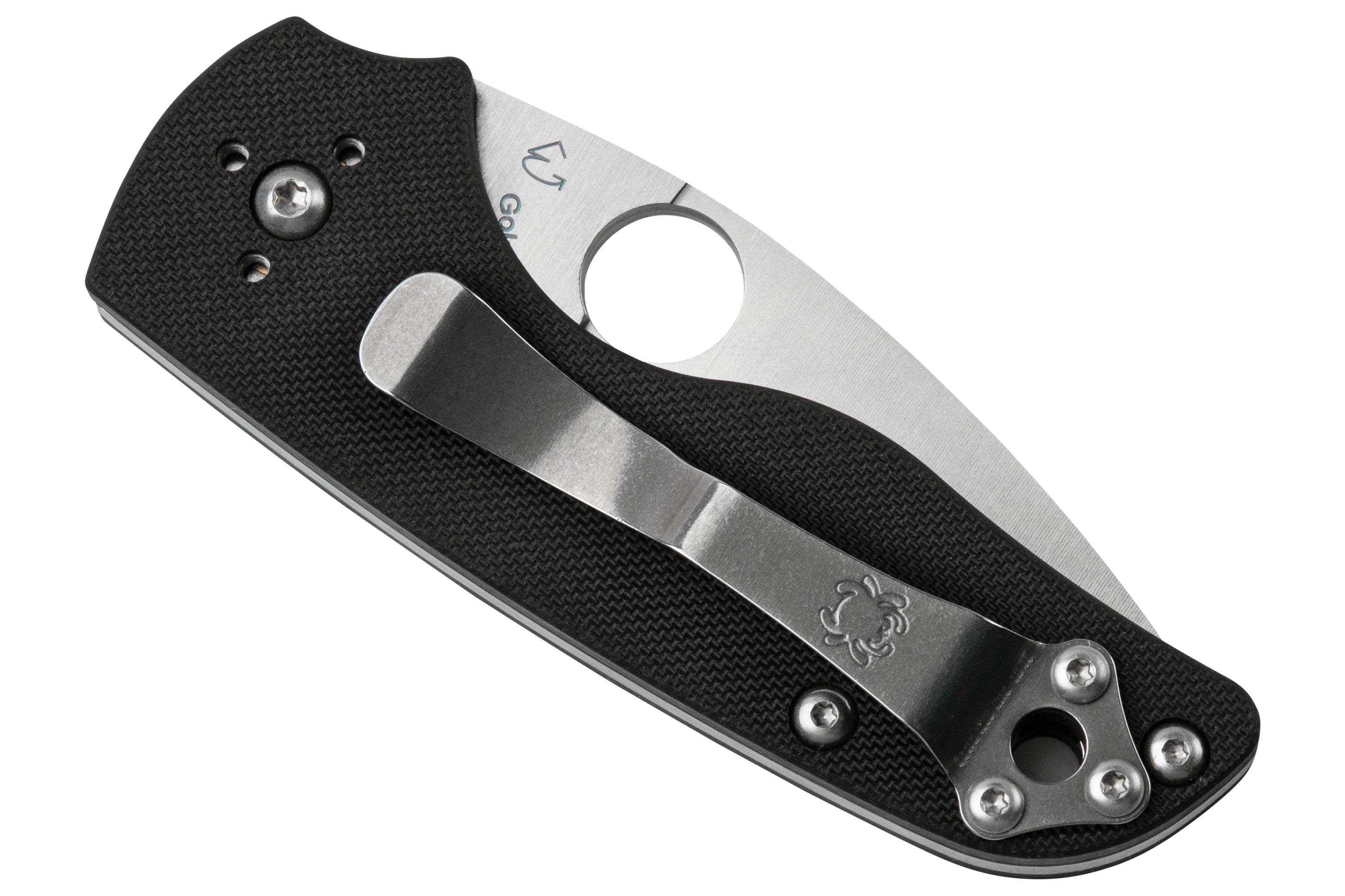 Spyderco Lil' Native Slipjoint, G10, C230NLGP pocket knife ...
