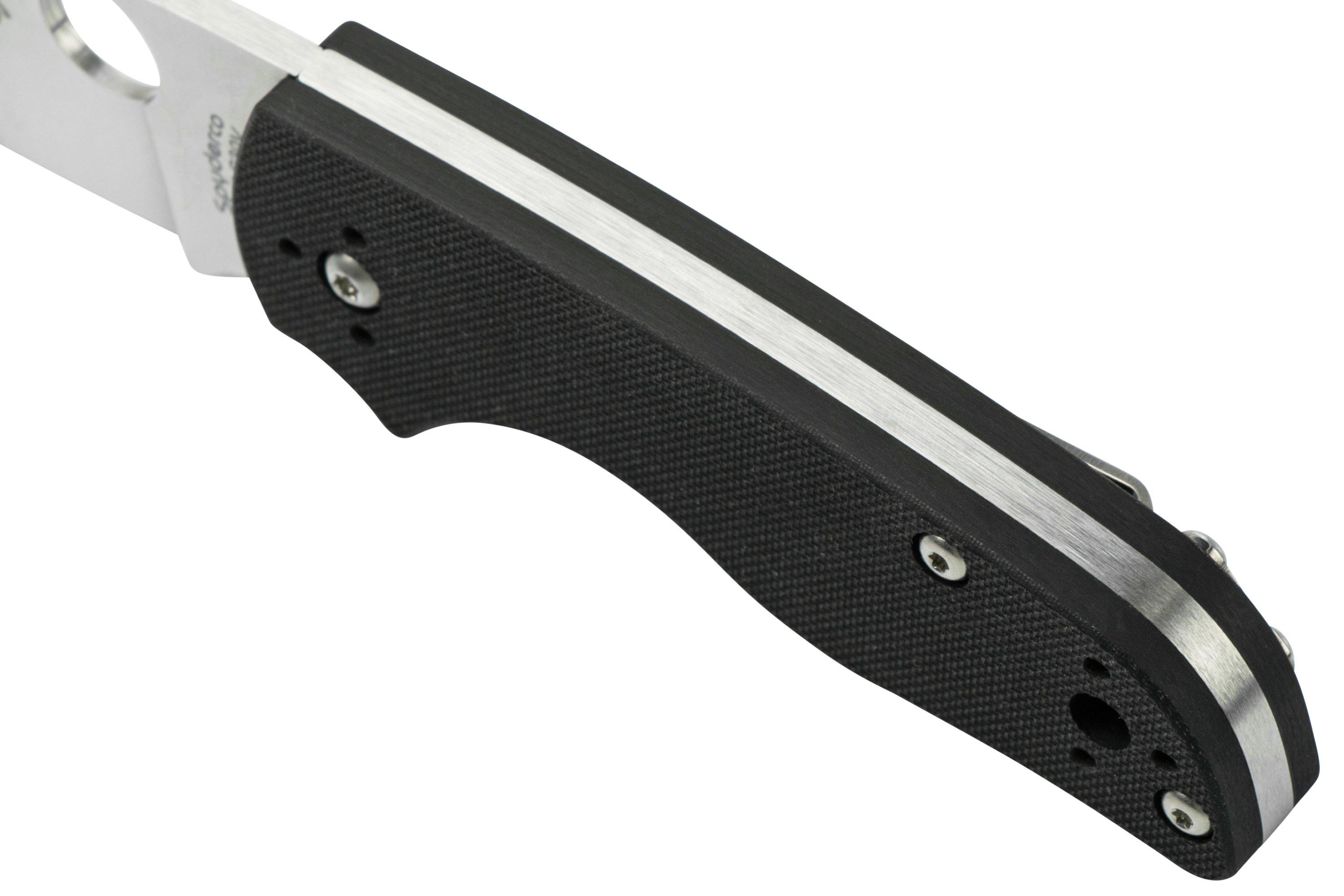 Spyderco Lil' Native Slipjoint, G10, C230NLGP pocket knife ...