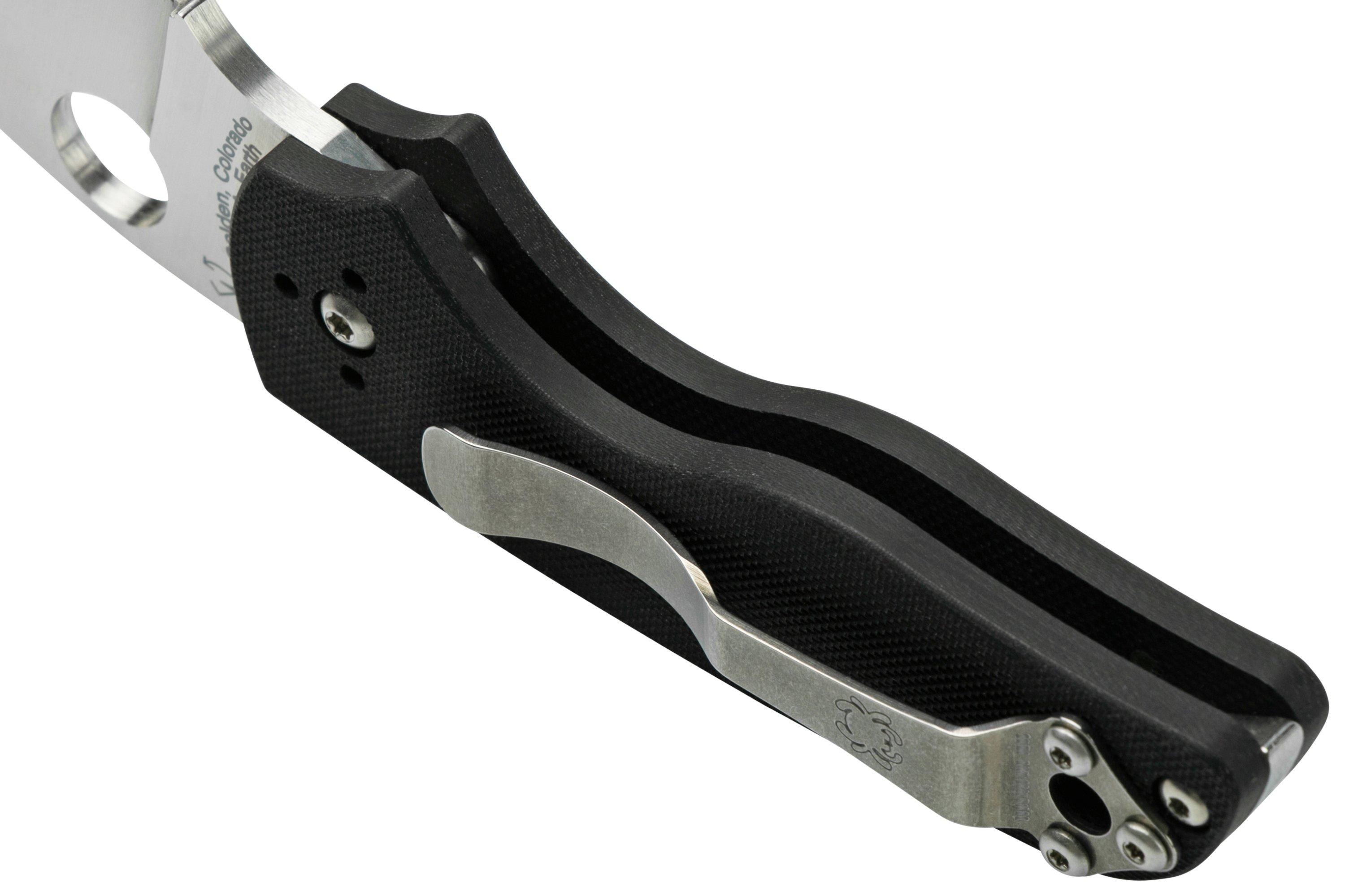 Spyderco Lil' Native Slipjoint, G10, C230NLGP pocket knife ...