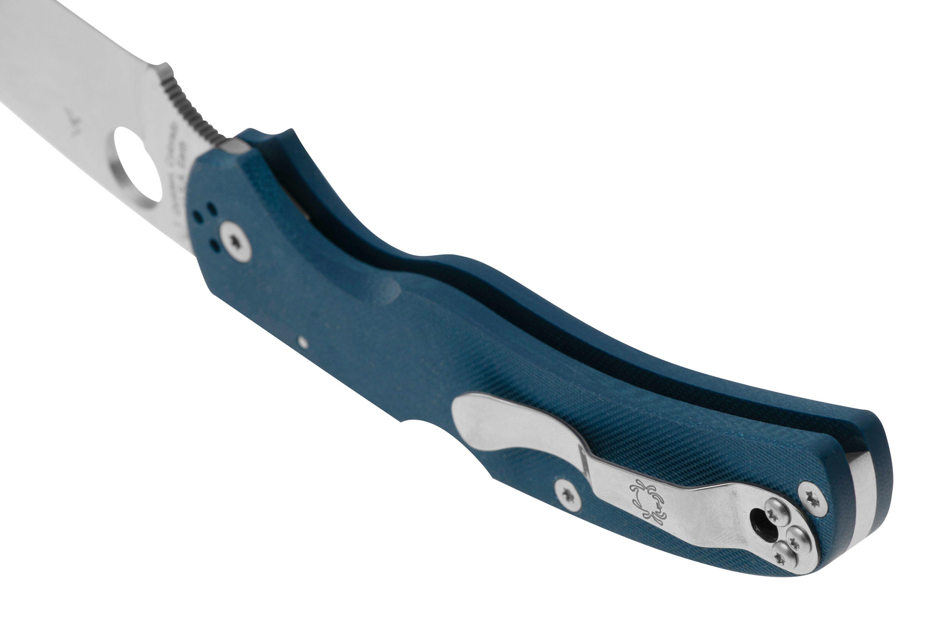 Spyderco Native Chief CPM SPY27 C244GPCBL Cobalt Blue G10 pocket knife ...