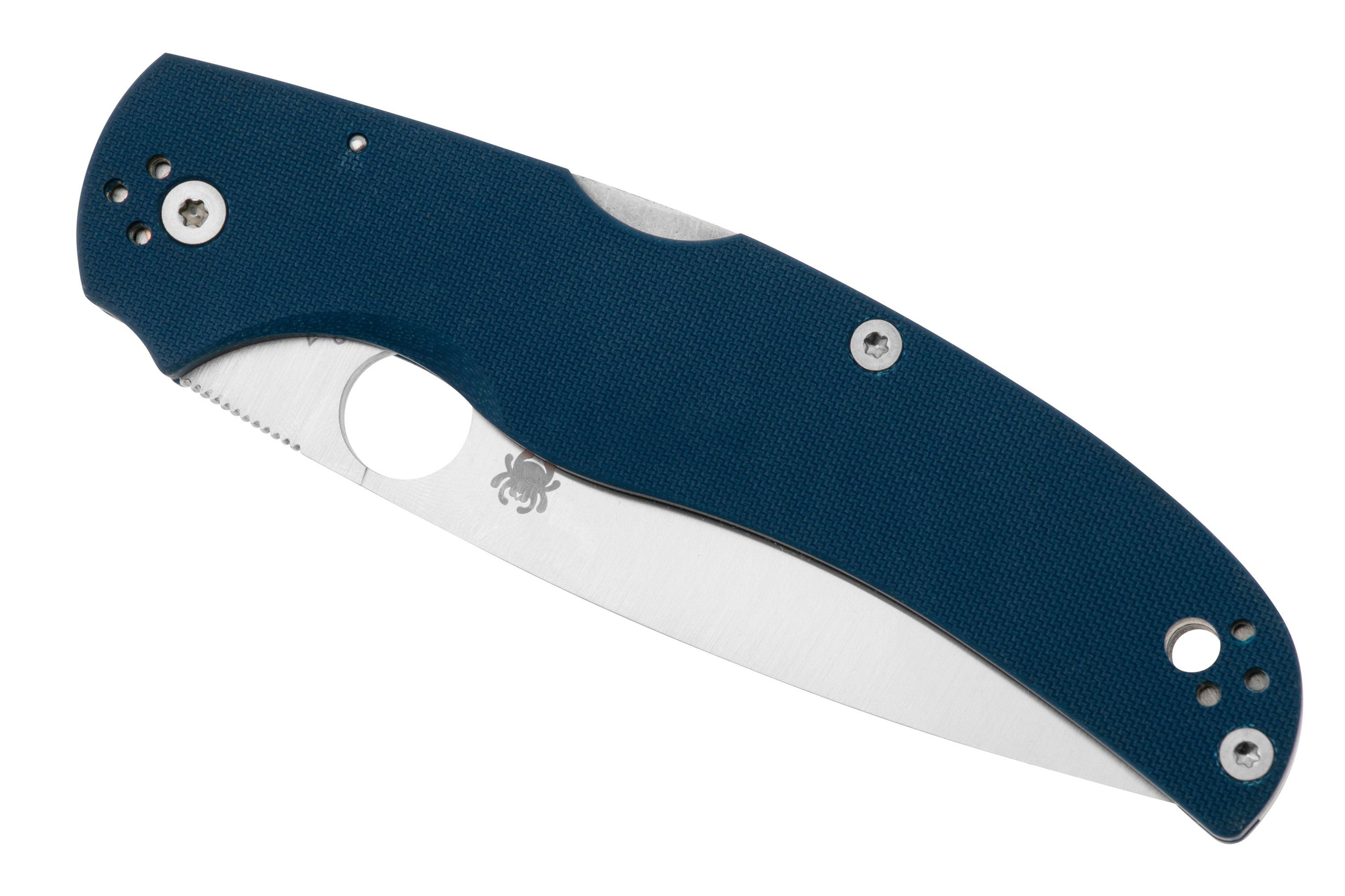 Spyderco Native Chief CPM SPY27 C244GPCBL Cobalt Blue G10 pocket knife ...