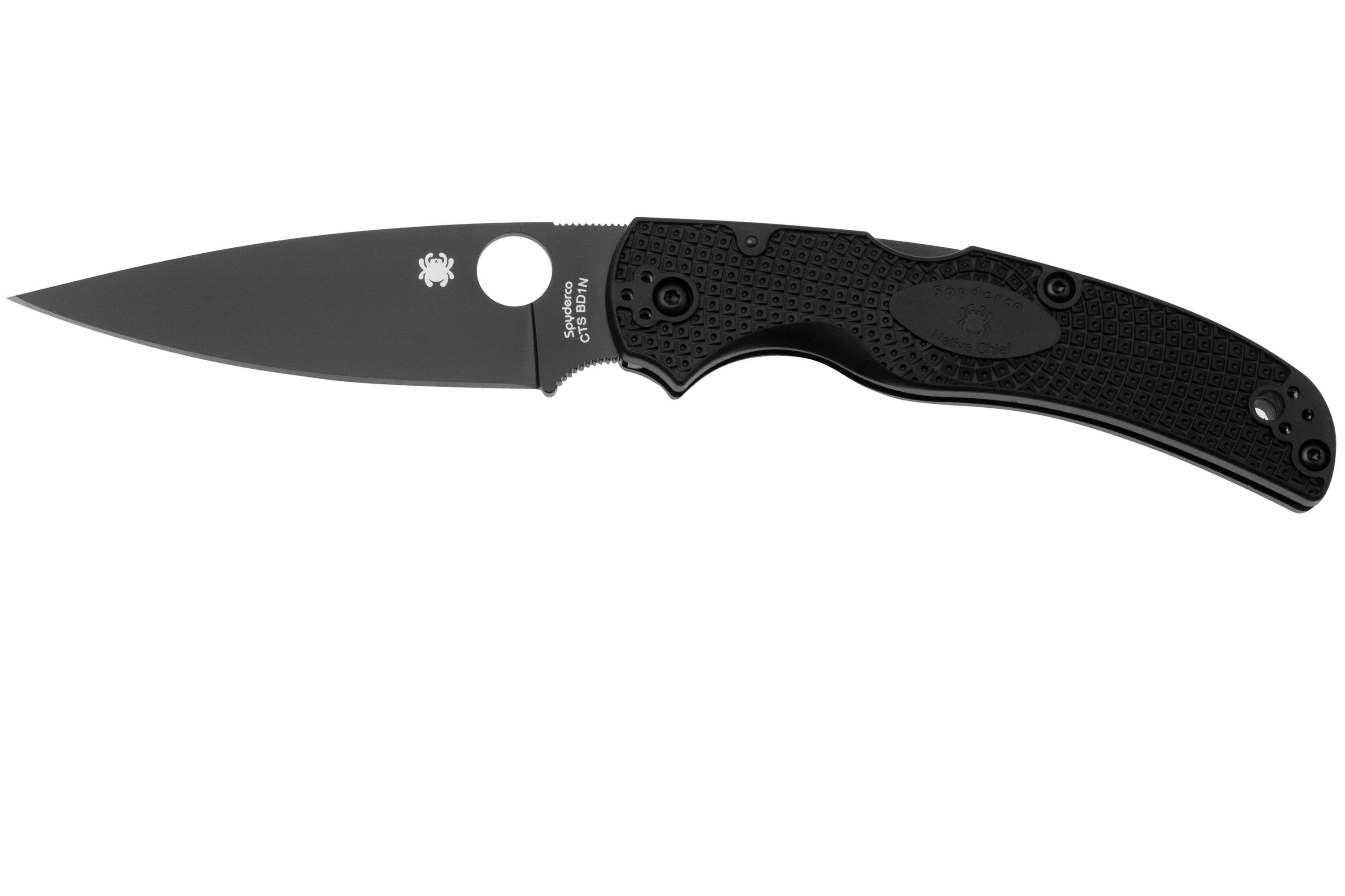 Spyderco Native Chief Lightweight Black C244PBBK, navaja | Compras con ...