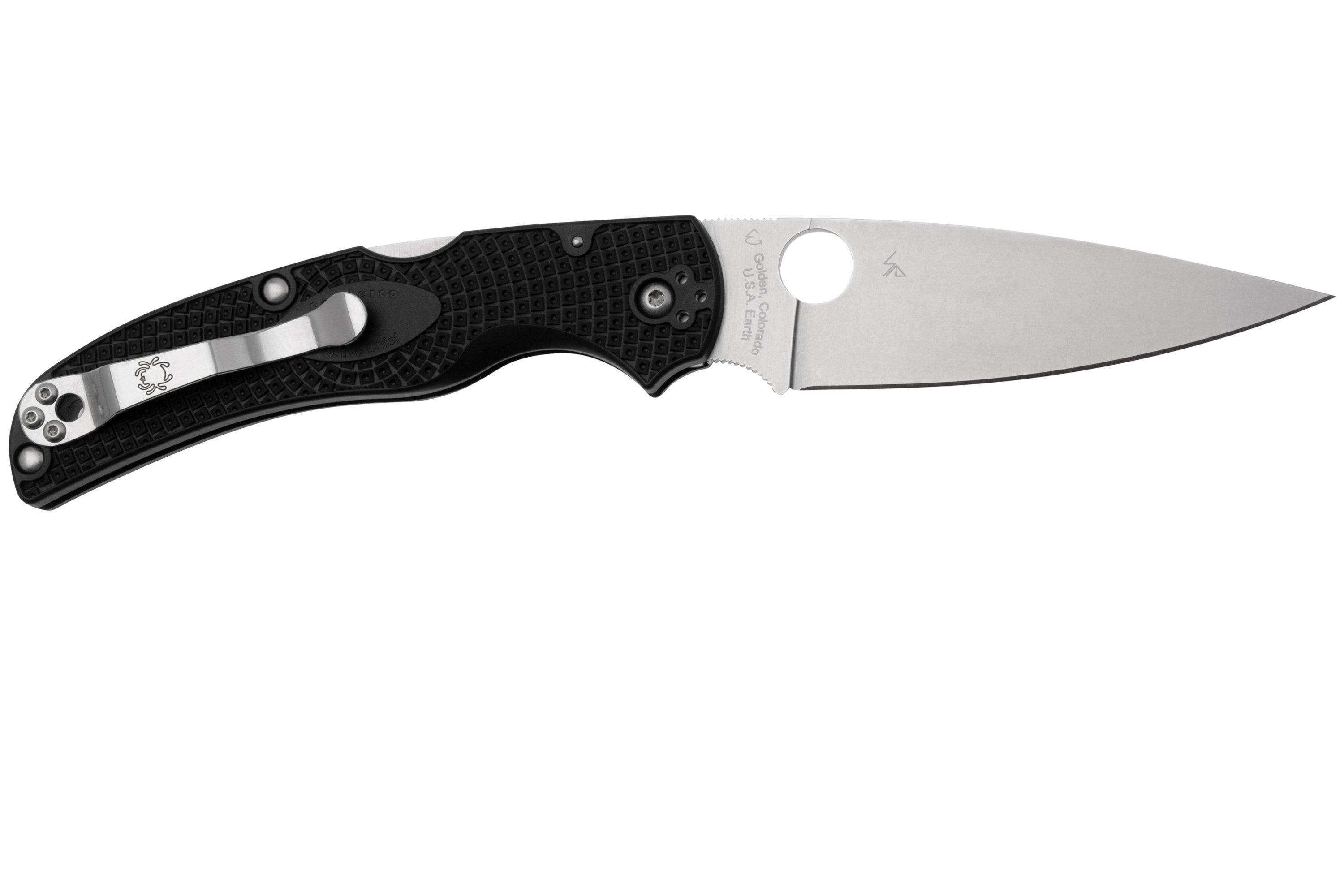 Spyderco Native Chief Lightweight C244PBK, pocket knife ...