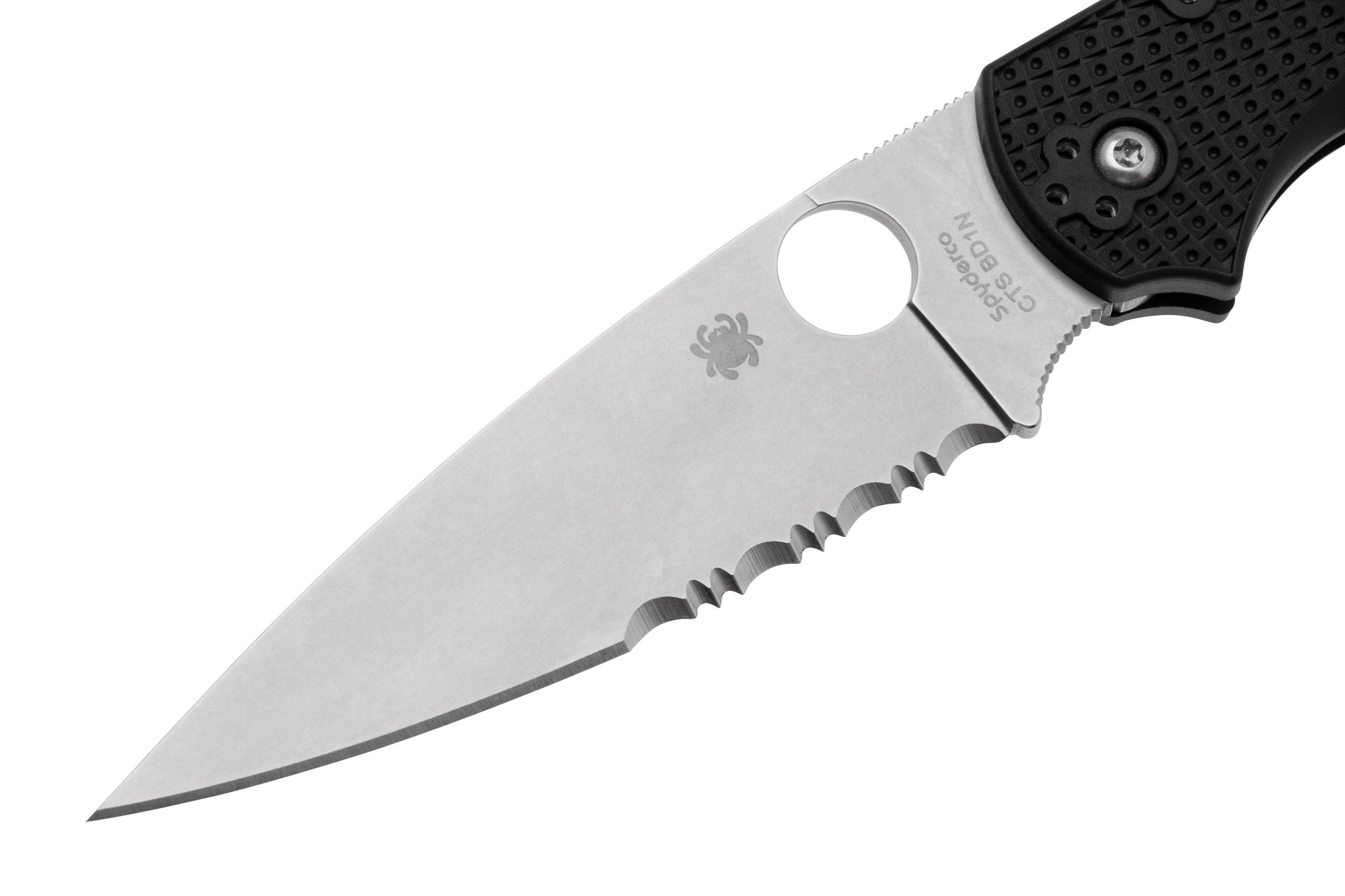 Spyderco Native Chief Lightweight C244PSBK, partially serrated pocket ...
