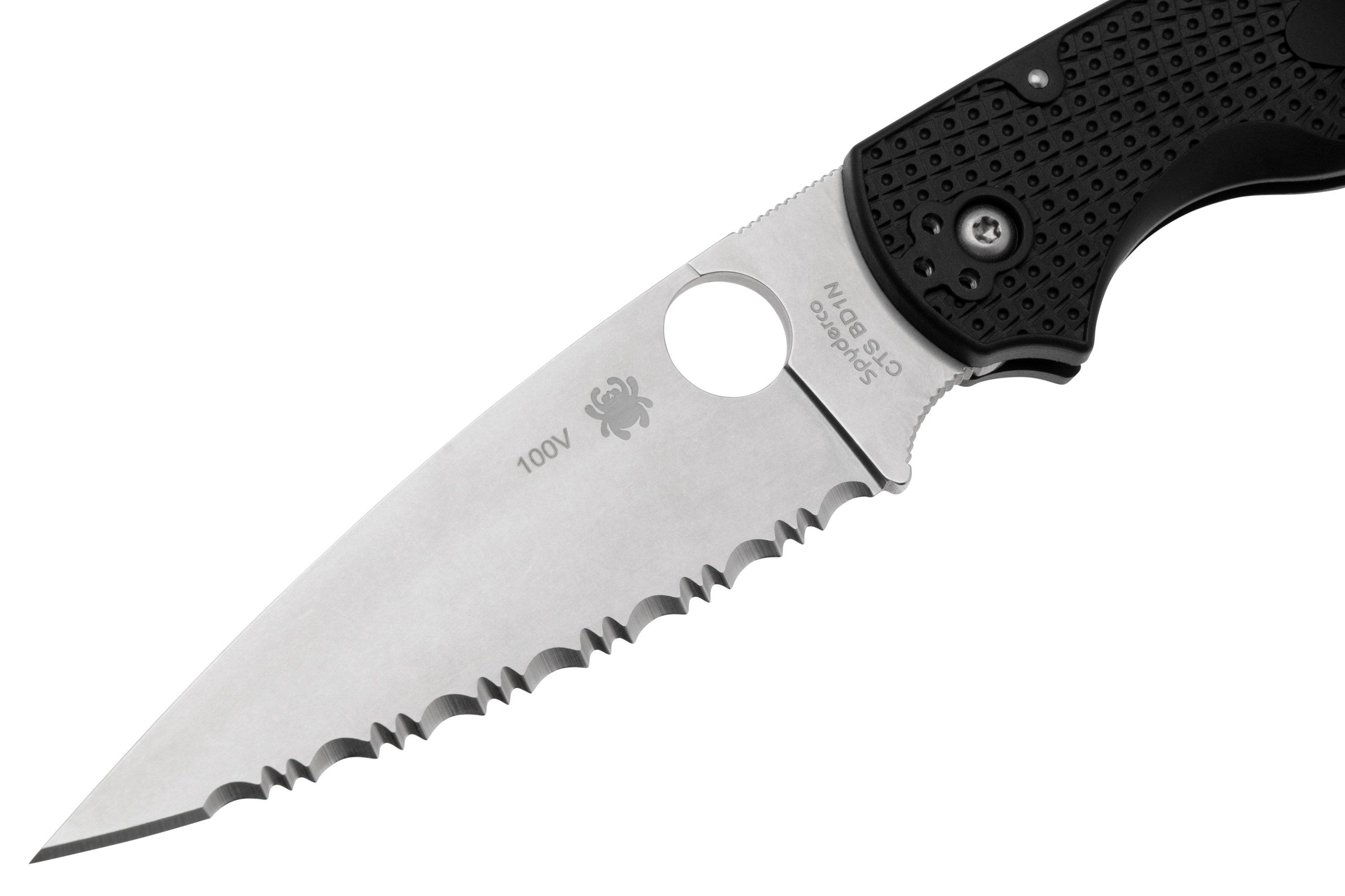 Spyderco Native Chief Lightweight C244SBK, serrated pocket knife ...