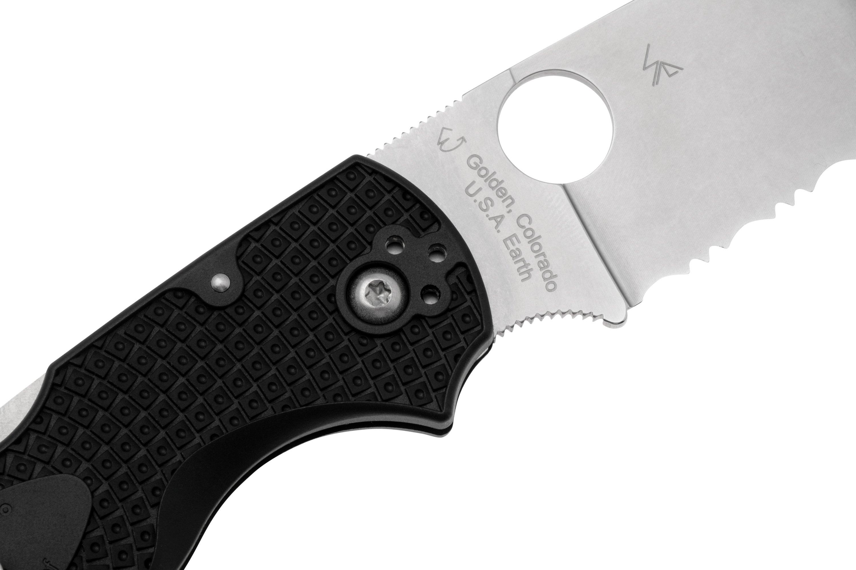 Spyderco Native Chief Lightweight C244SBK, serrated pocket knife ...