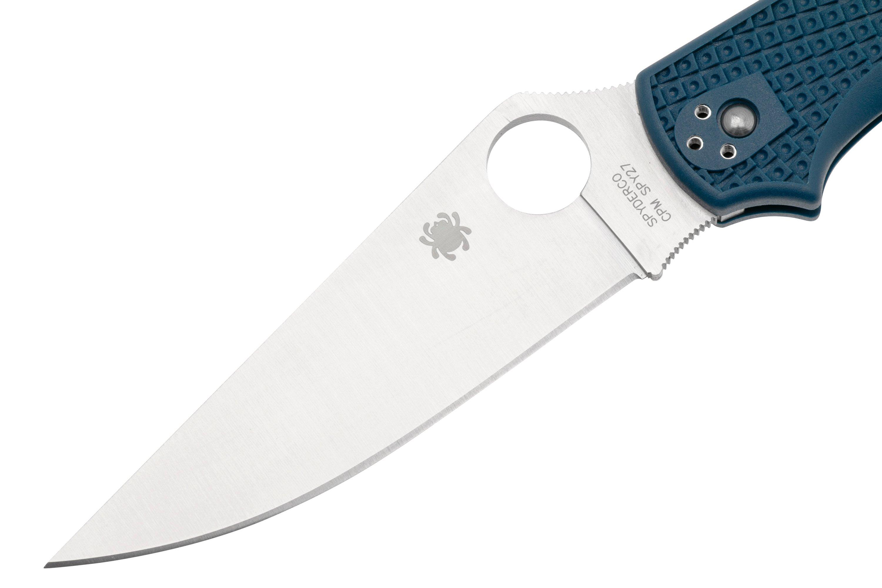 Spyderco Stretch 2 XL Lightweight CPM SPY27 C258PCBL Cobalt Blue FRN ...