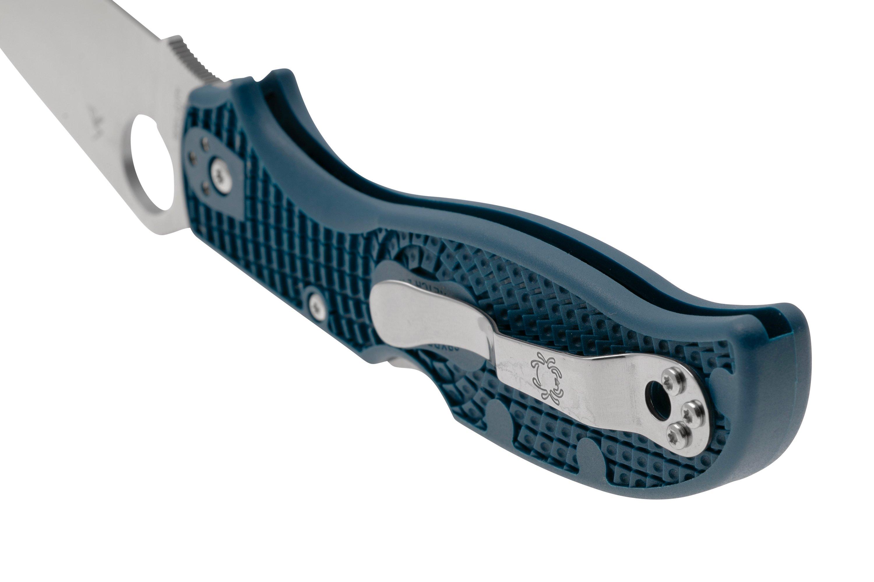 Spyderco Stretch 2 XL Lightweight CPM SPY27 C258PCBL Cobalt Blue FRN ...
