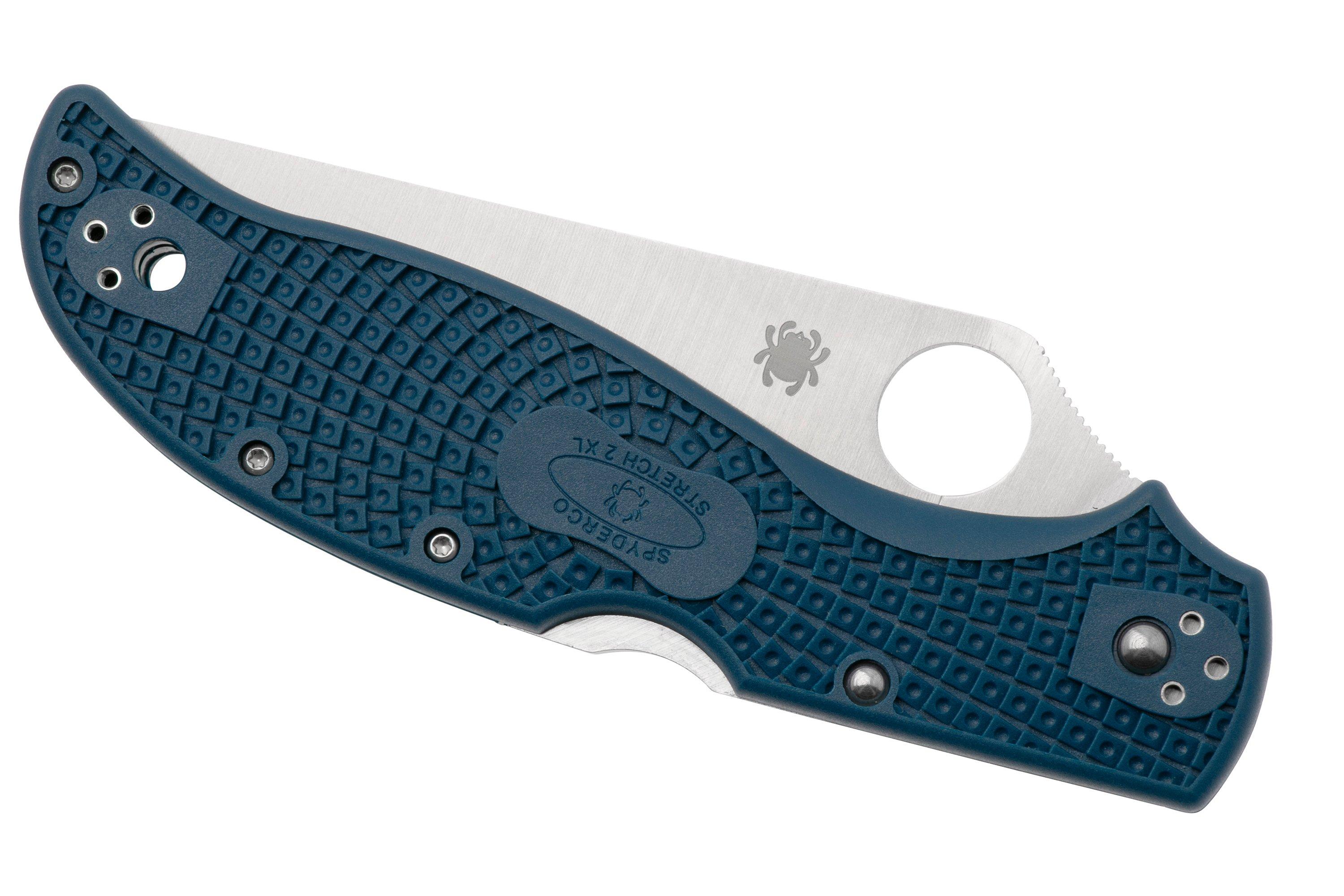 Spyderco Stretch 2 XL Lightweight CPM SPY27 C258PCBL Cobalt Blue FRN ...