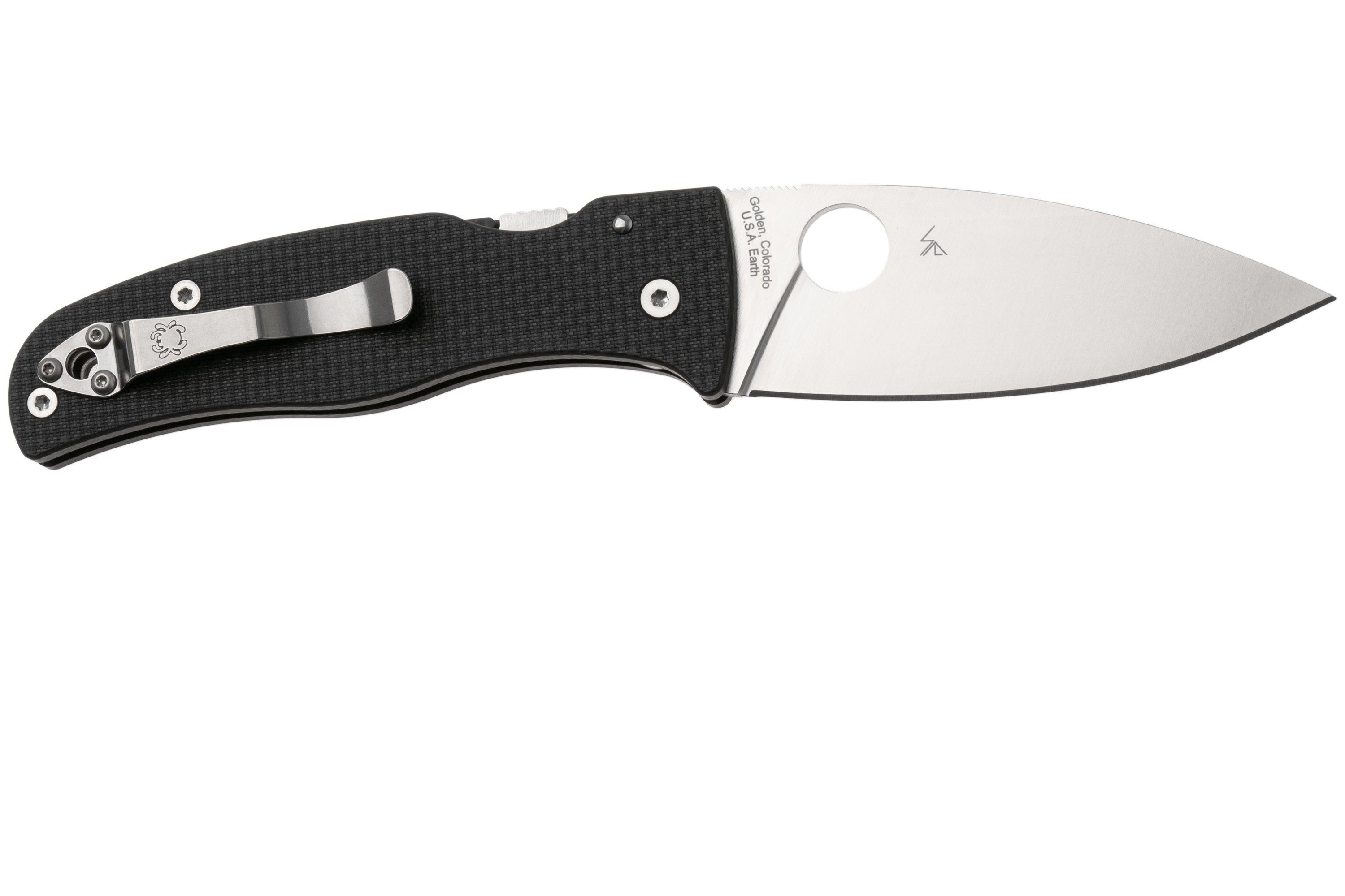 Spyderco Bodacious CPM S90V C263CFP90V Carbon Fiber, Sprint Run pocket ...