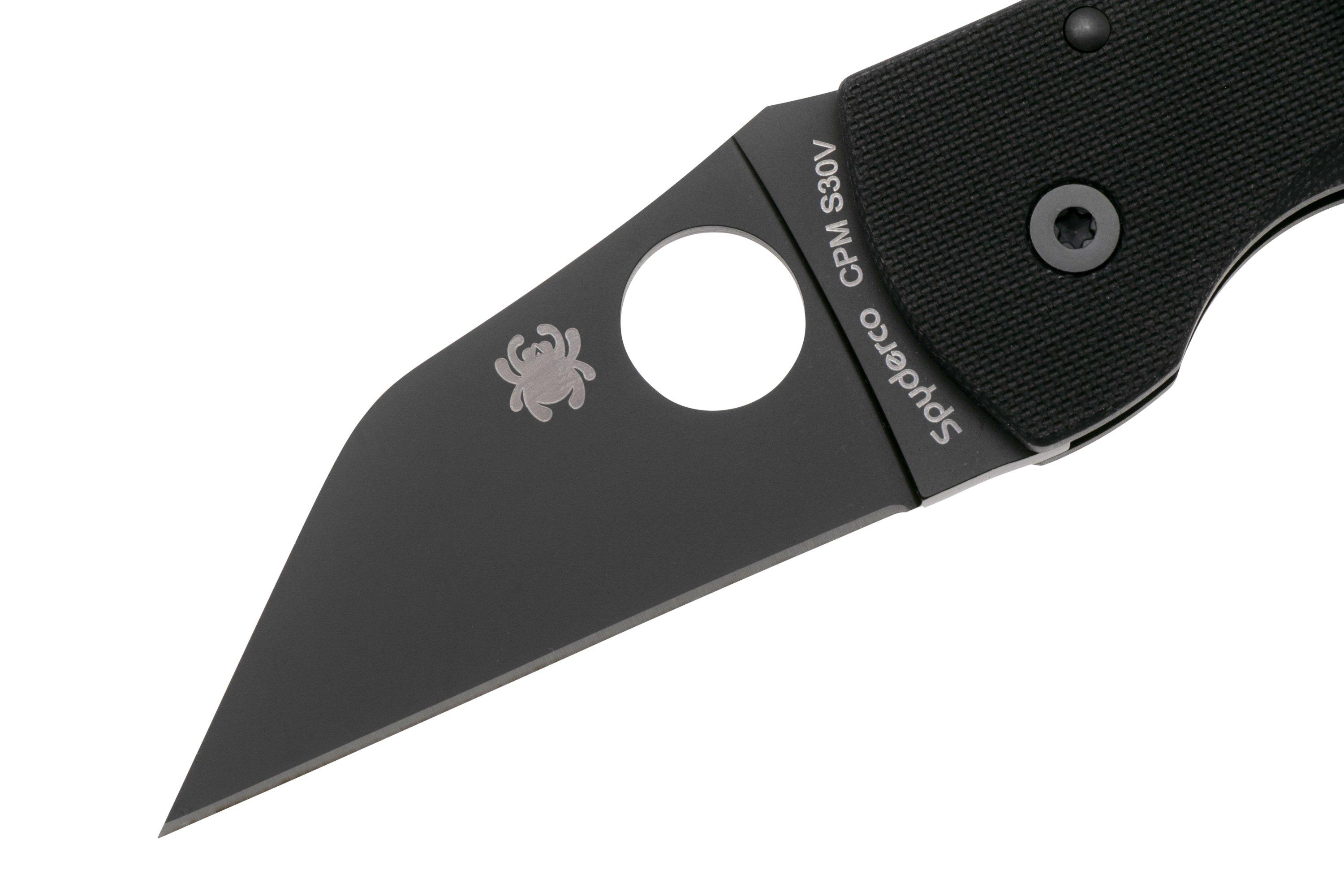 Spyderco MicroJimbo Black C264GPBK Black G10, pocket knife, Michael ...