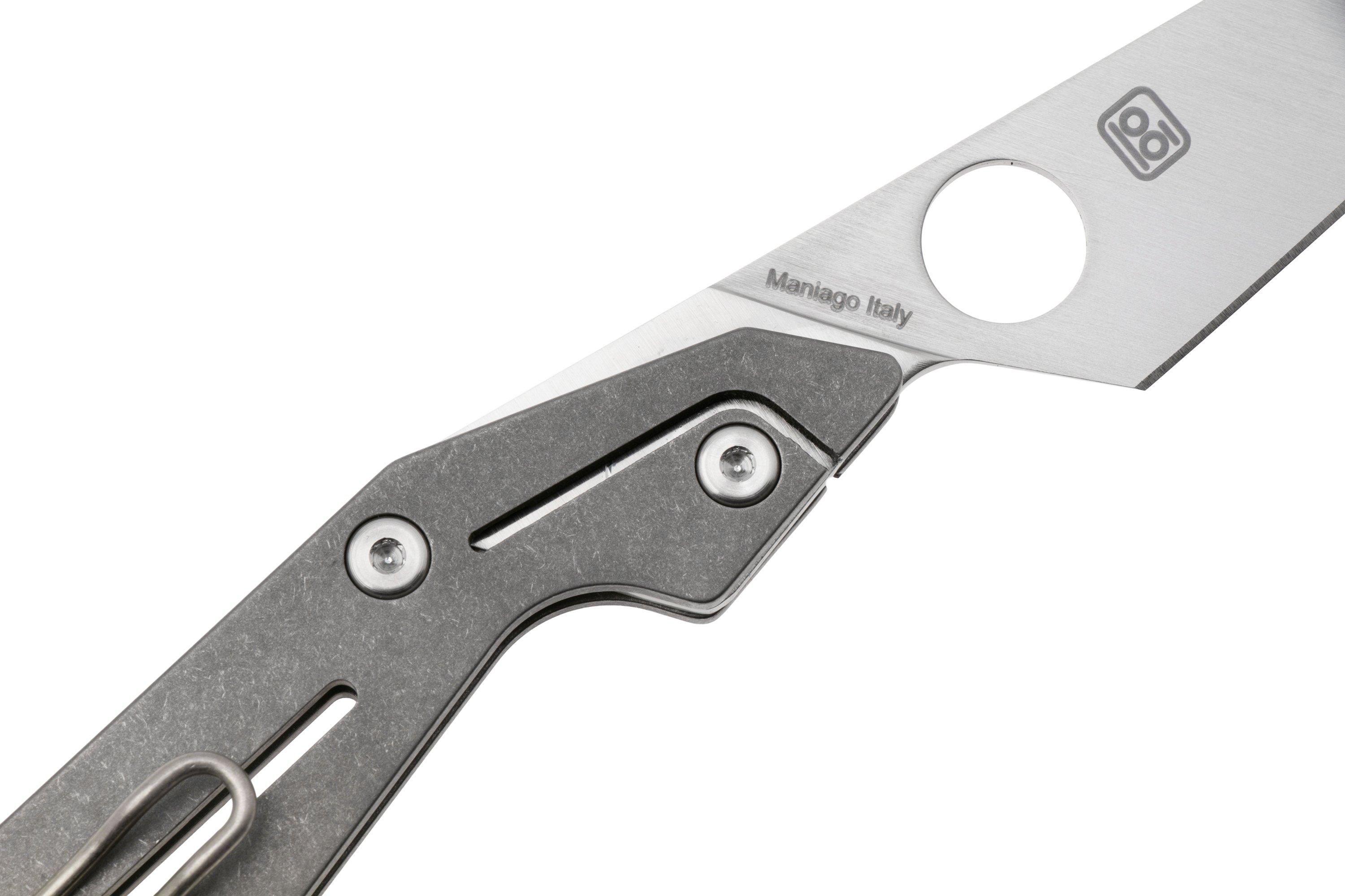 Spyderco NAND C270TIP Böhler M398, Titanium, slipjoint zakmes, Paul ...