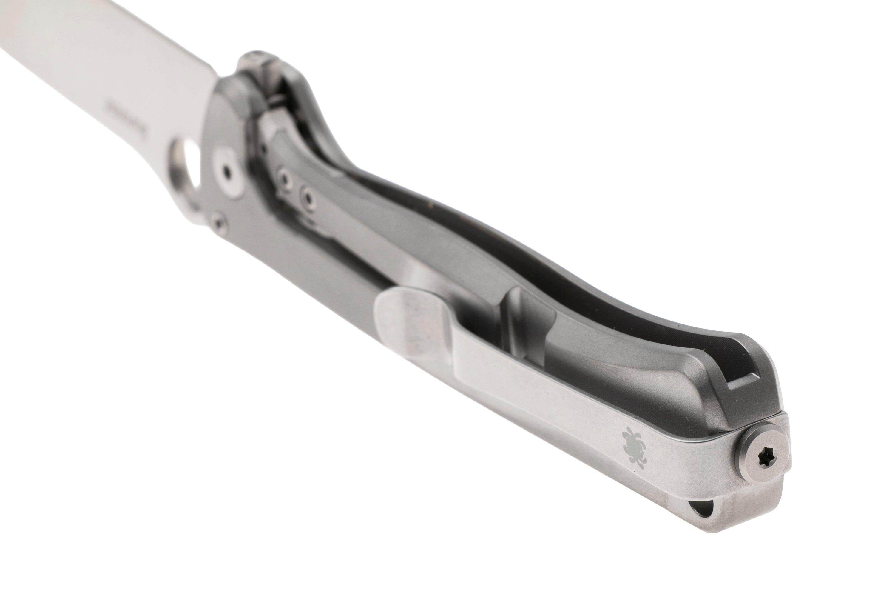 Spyderco Slym C271TIP Titanium, Carbon Fiber Inlay, Böhler M390 pocket ...