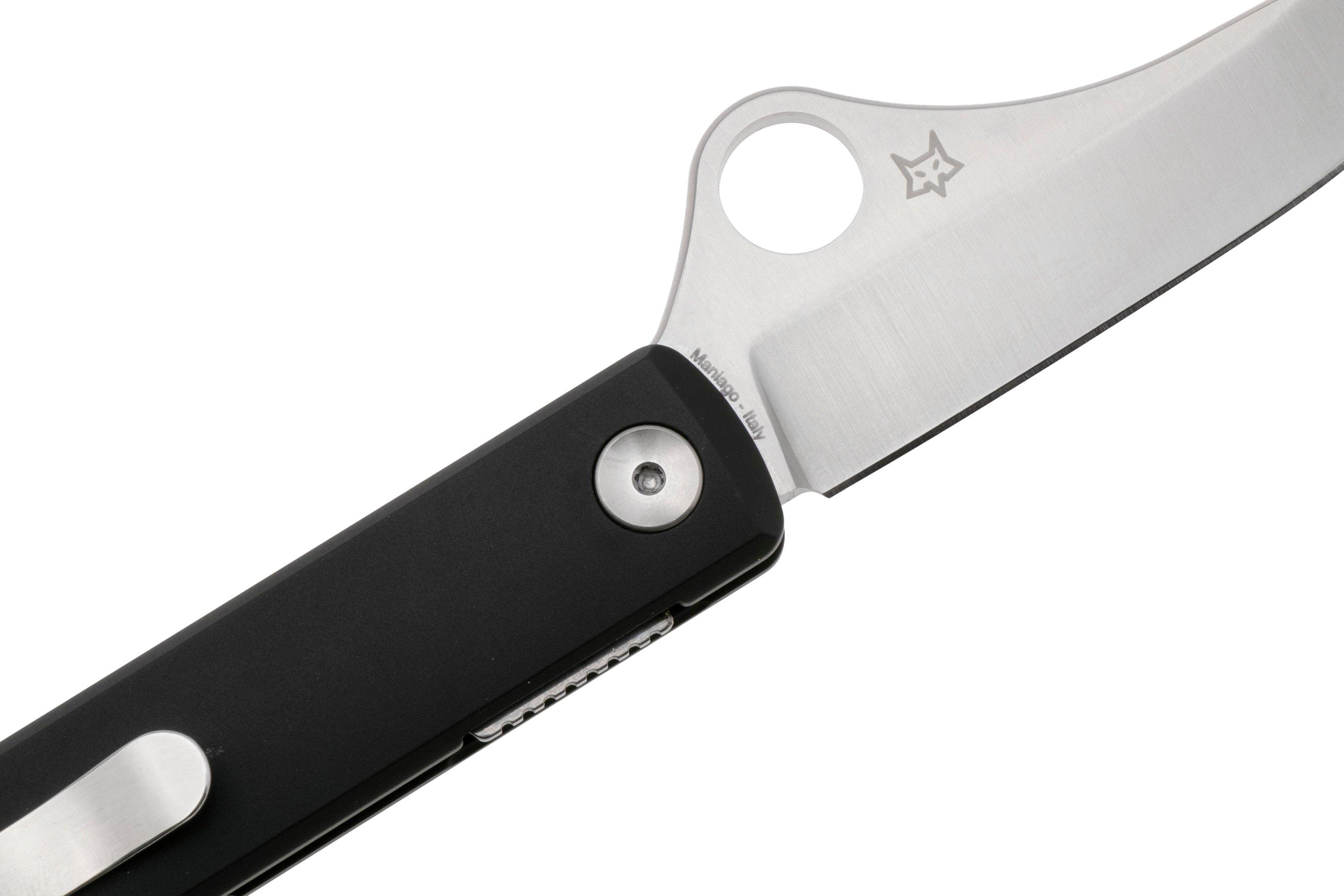 Spyderco Essenza C272ALBKP Black Aluminum, Böhler N690CO Taschenmesser, Riccardo Gobbato Design ...