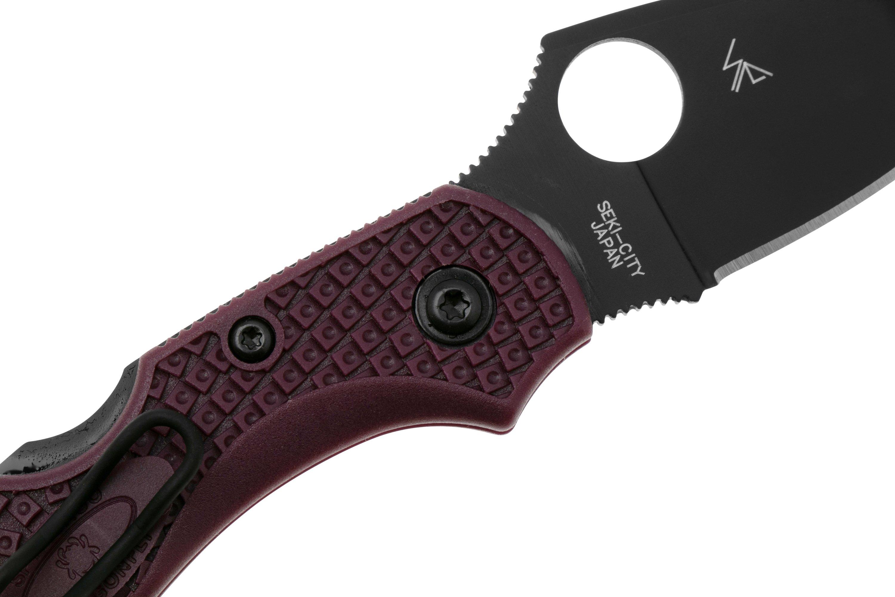 Nóż składany Spyderco Dragonfly 2 Micro-Melt PD#1 C28BGBKP2 Burgundy ...