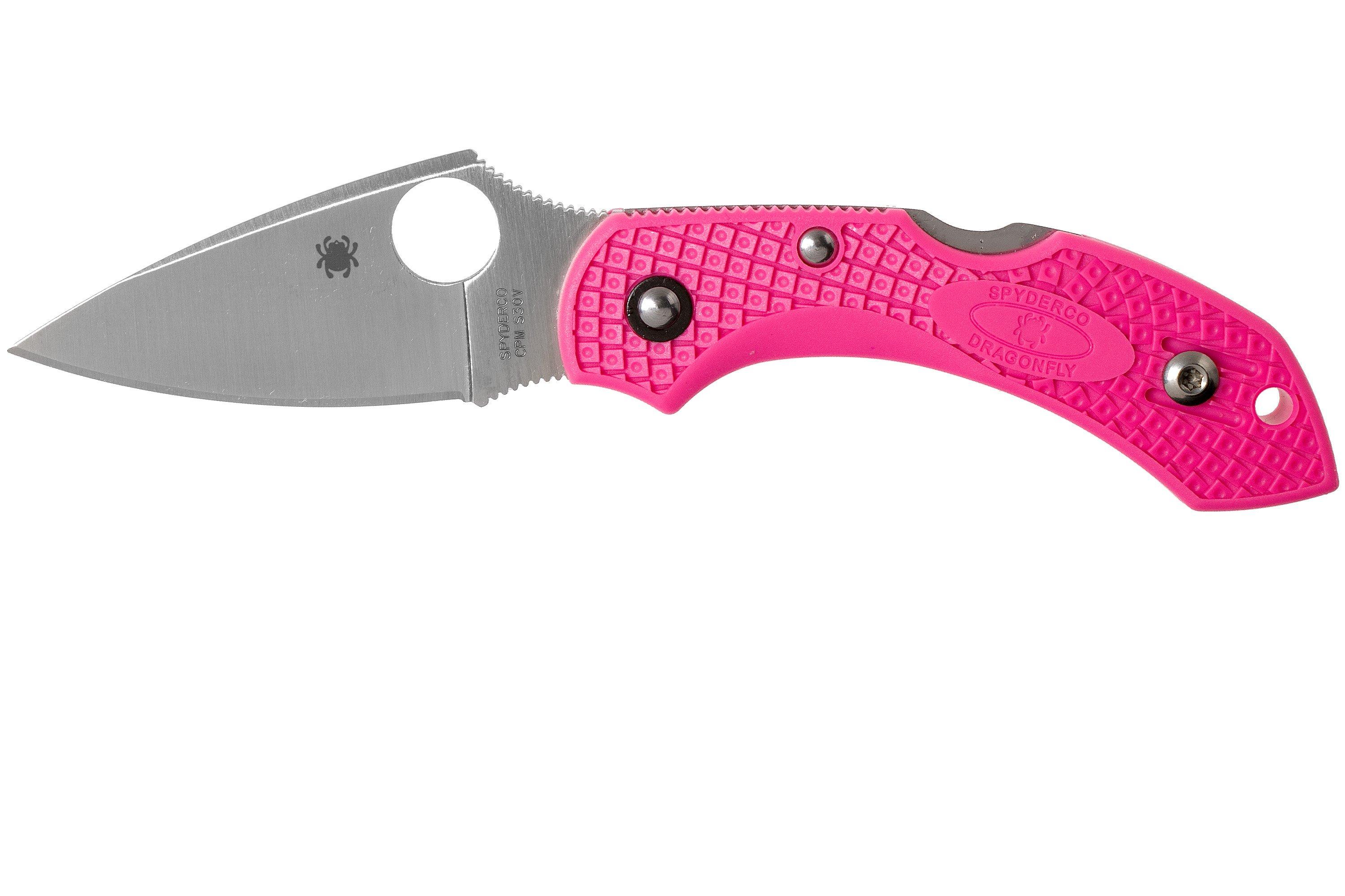 Spyderco Dragonfly 2 Pink S30V C28FPPNS30V2 Pink Heals coltello da ...
