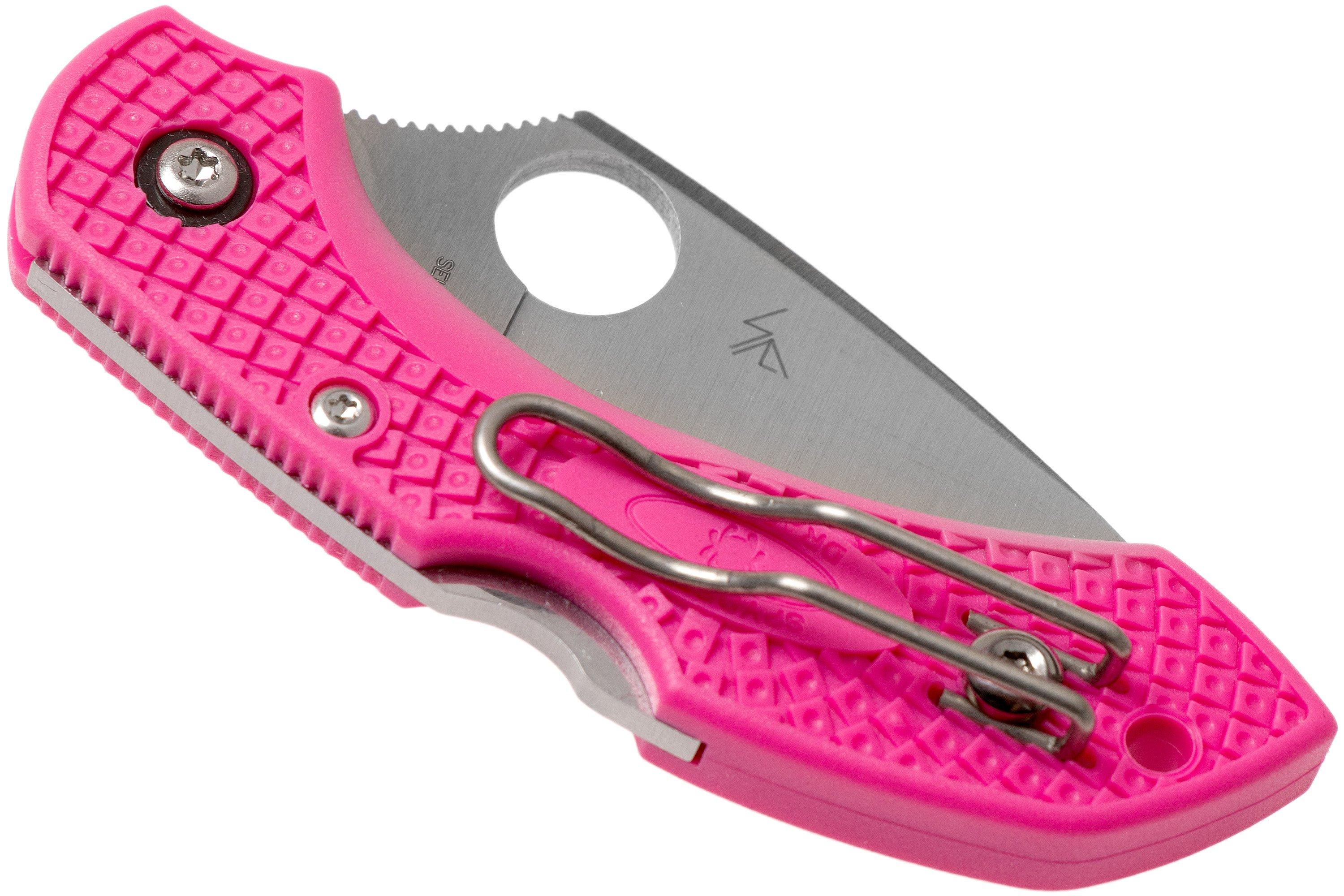 Spyderco Dragonfly 2 Pink S30V C28FPPNS30V2 Pink Heals pocket knife ...
