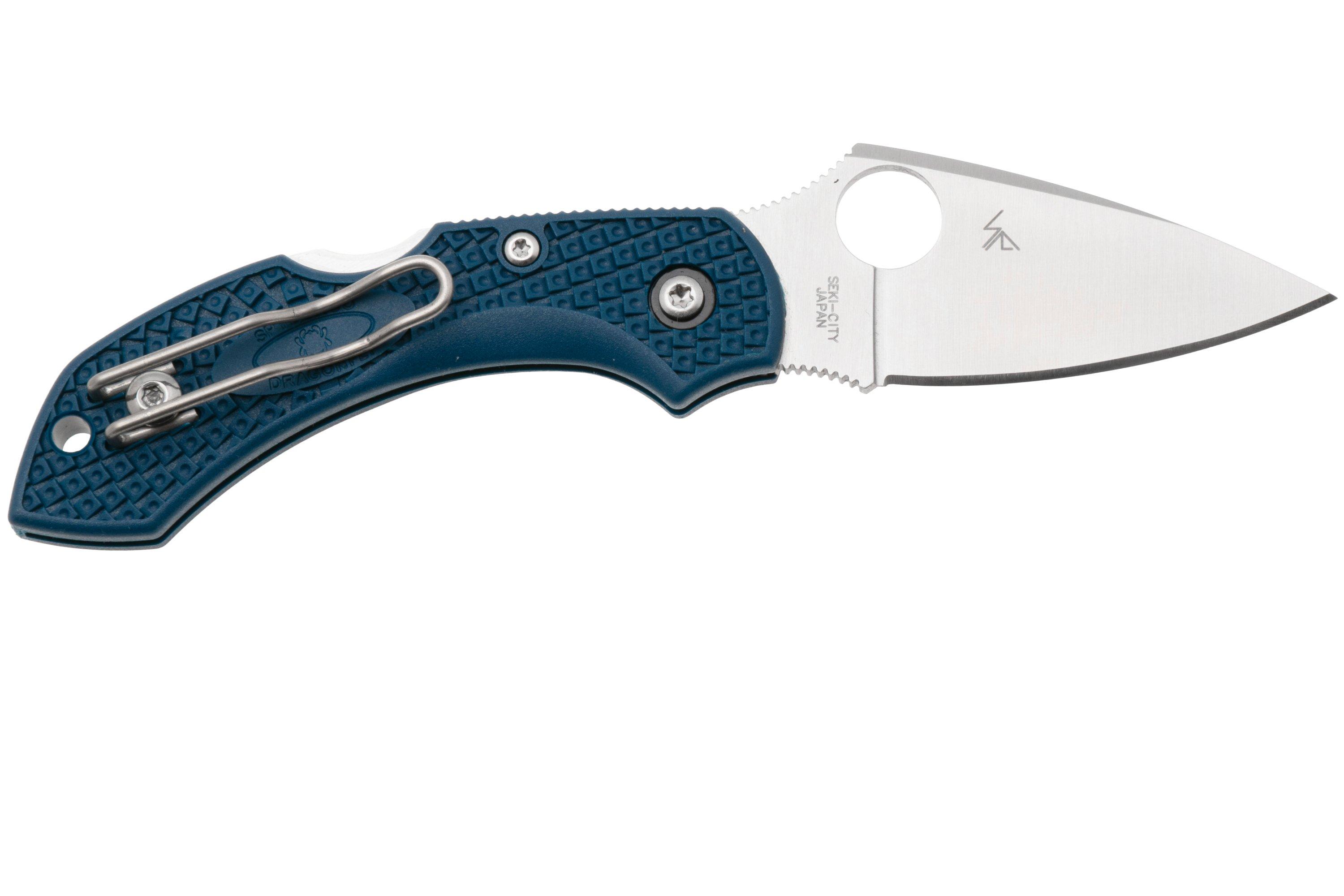 Spyderco Dragonfly 2 CPM SPY27 C28PCBL2 Cobalt Blue FRN pocket knife ...