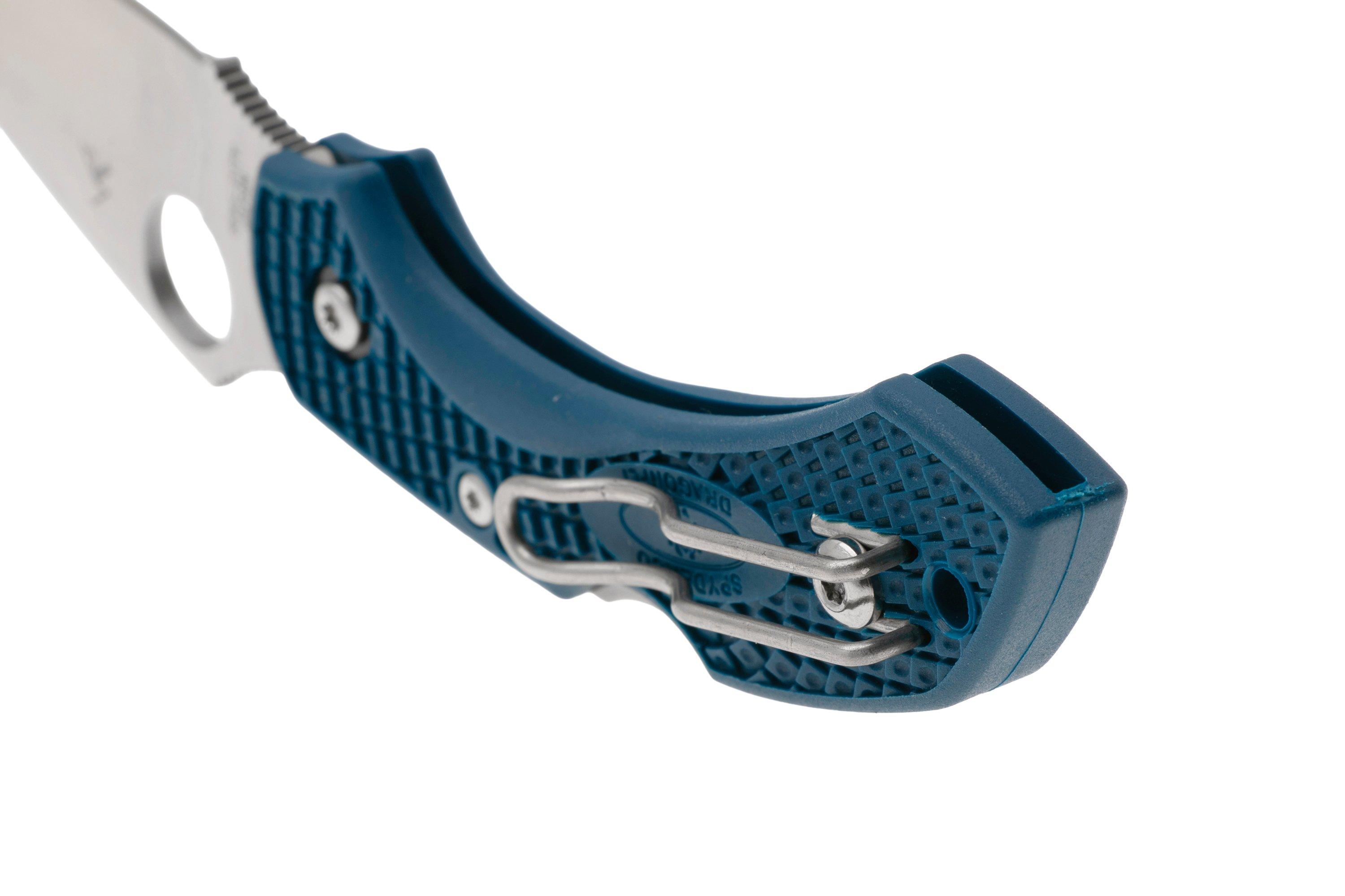 Spyderco Dragonfly 2 CPM SPY27 C28PCBL2 Cobalt Blue FRN pocket knife ...
