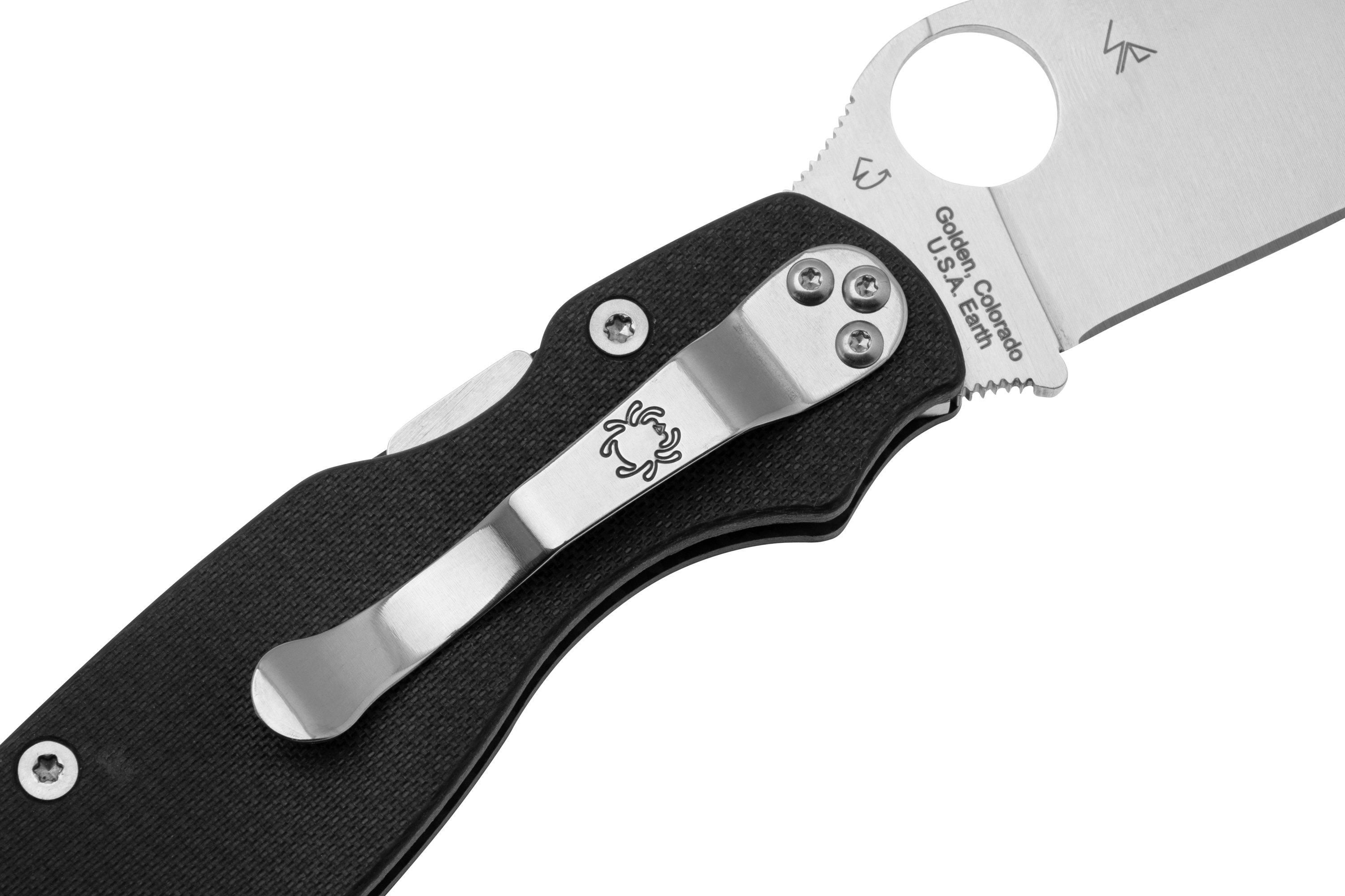 Spyderco Military 2 Carbon CPM S90V C36CFP2 Black Carbon, Sprint Run ...