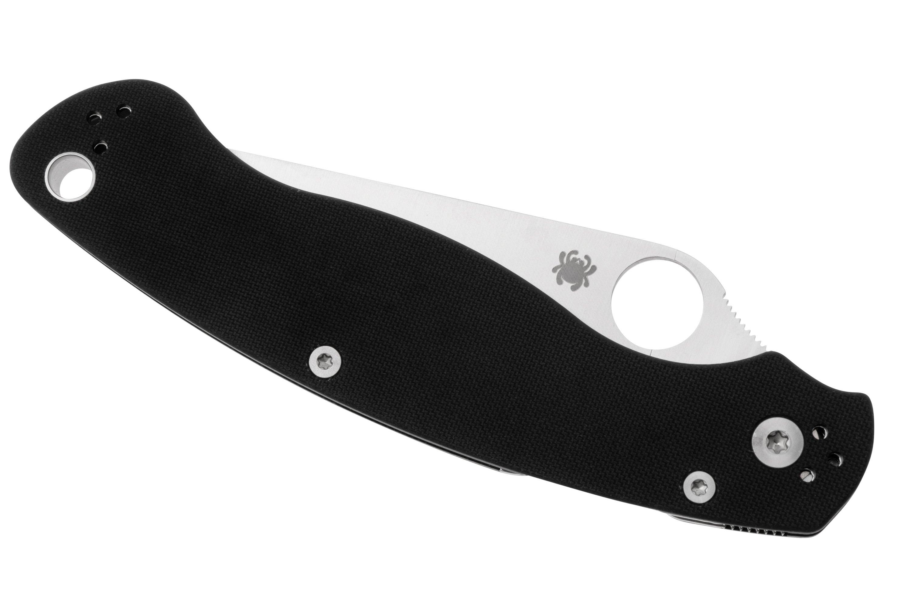 Spyderco Military 2 C36GP2 Black G10, navalha | Compras vantajosas em ...
