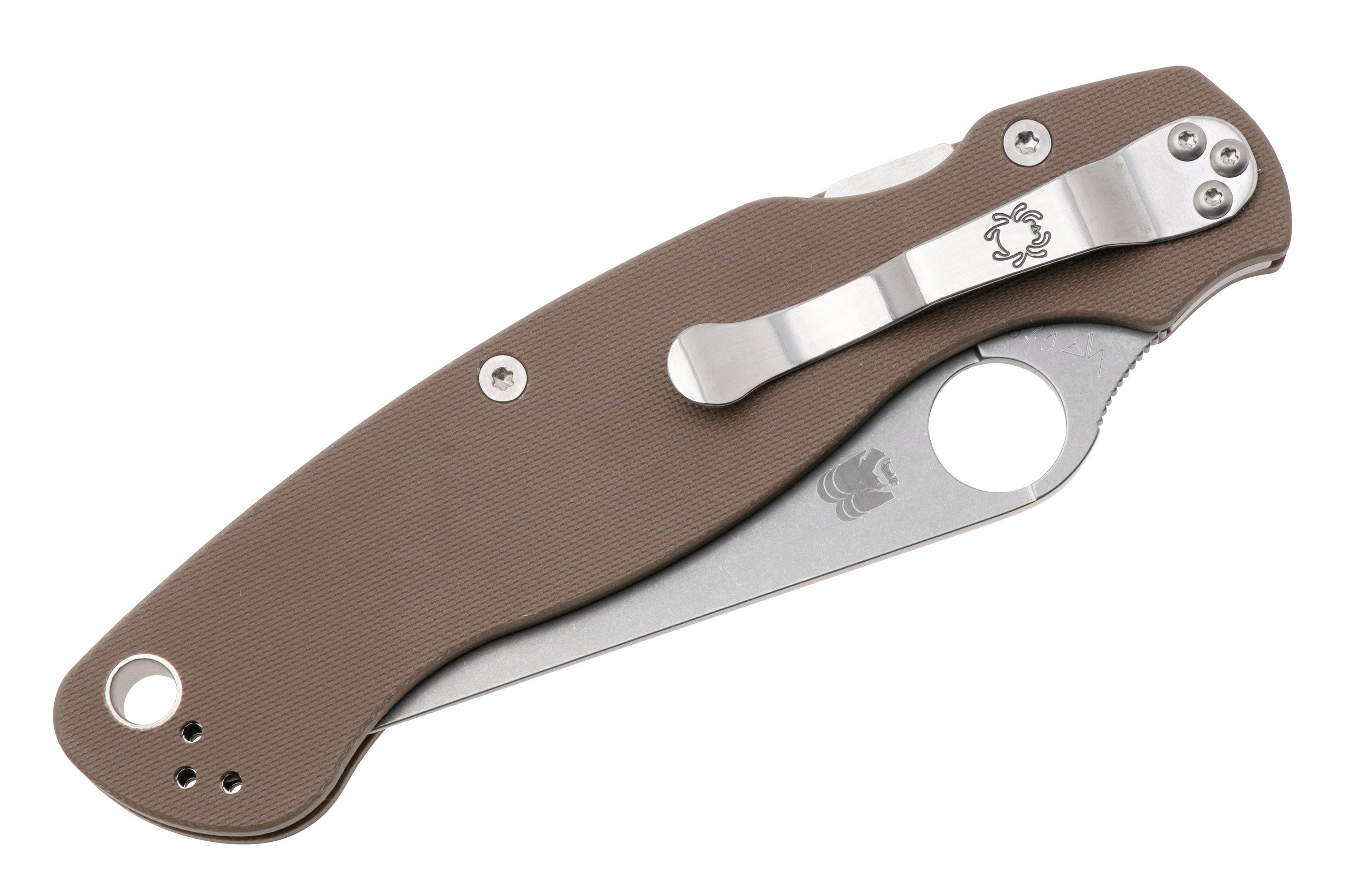 Spyderco Military 2 CPM 15V C36GPBN15V2 Brown G10, Sprint Run 2024 Taschenmesser | Günstiger ...