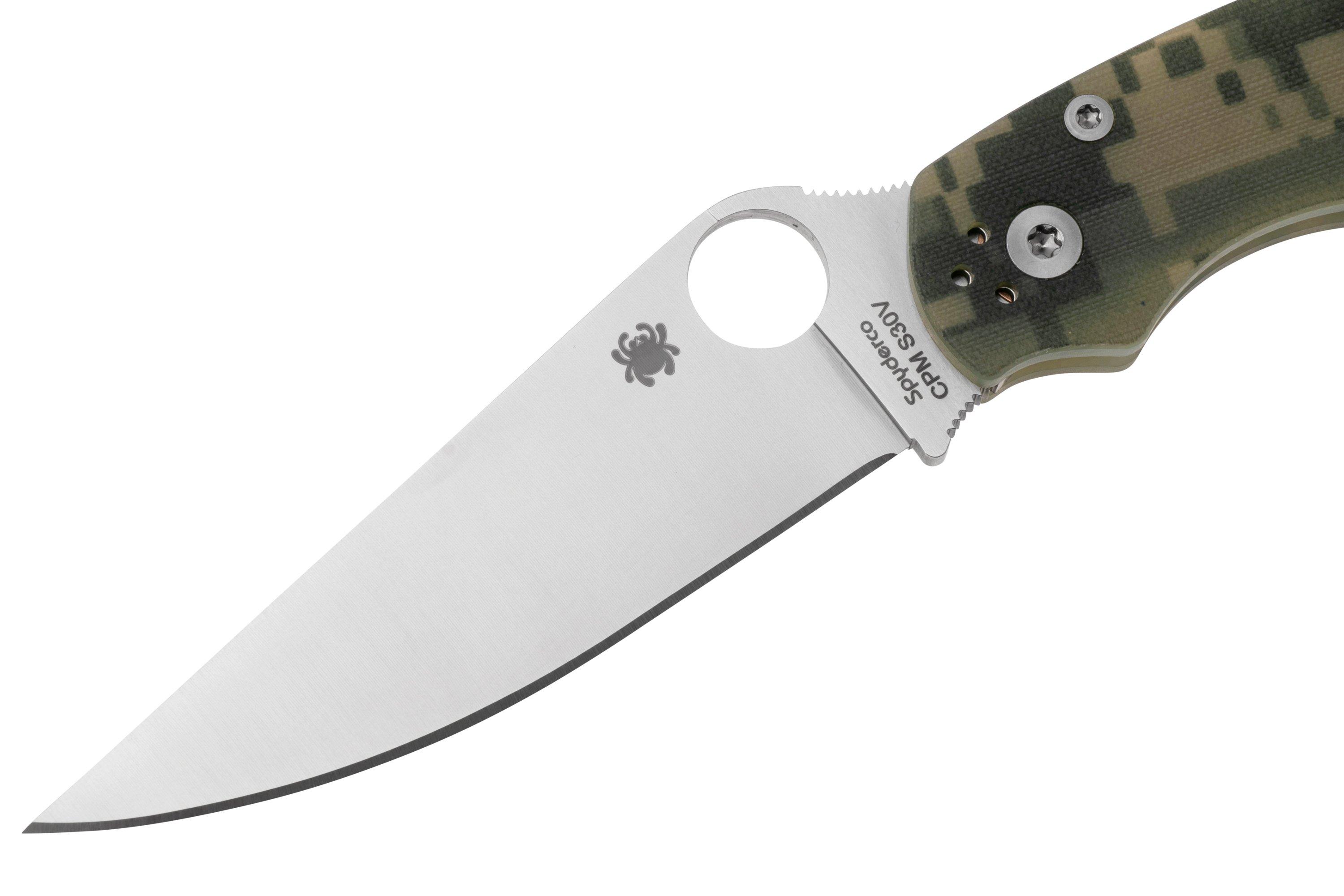 Spyderco Military 2 C36GPCMO2 Camo G10, pocket knife | Advantageously ...