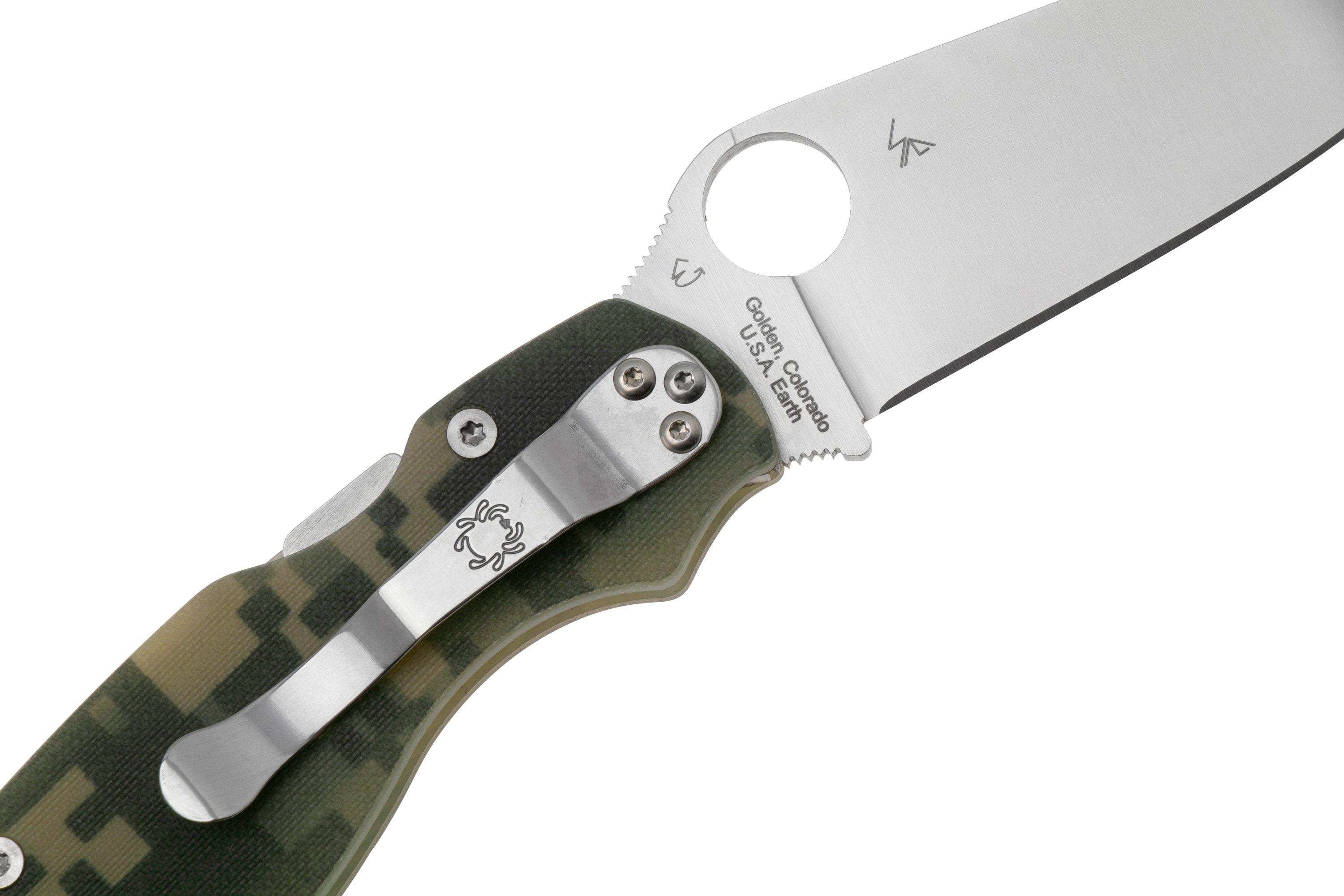 Spyderco Military 2 C36GPCMO2 Camo G10, Taschenmesser | Günstiger shoppen bei knivesandtools.at