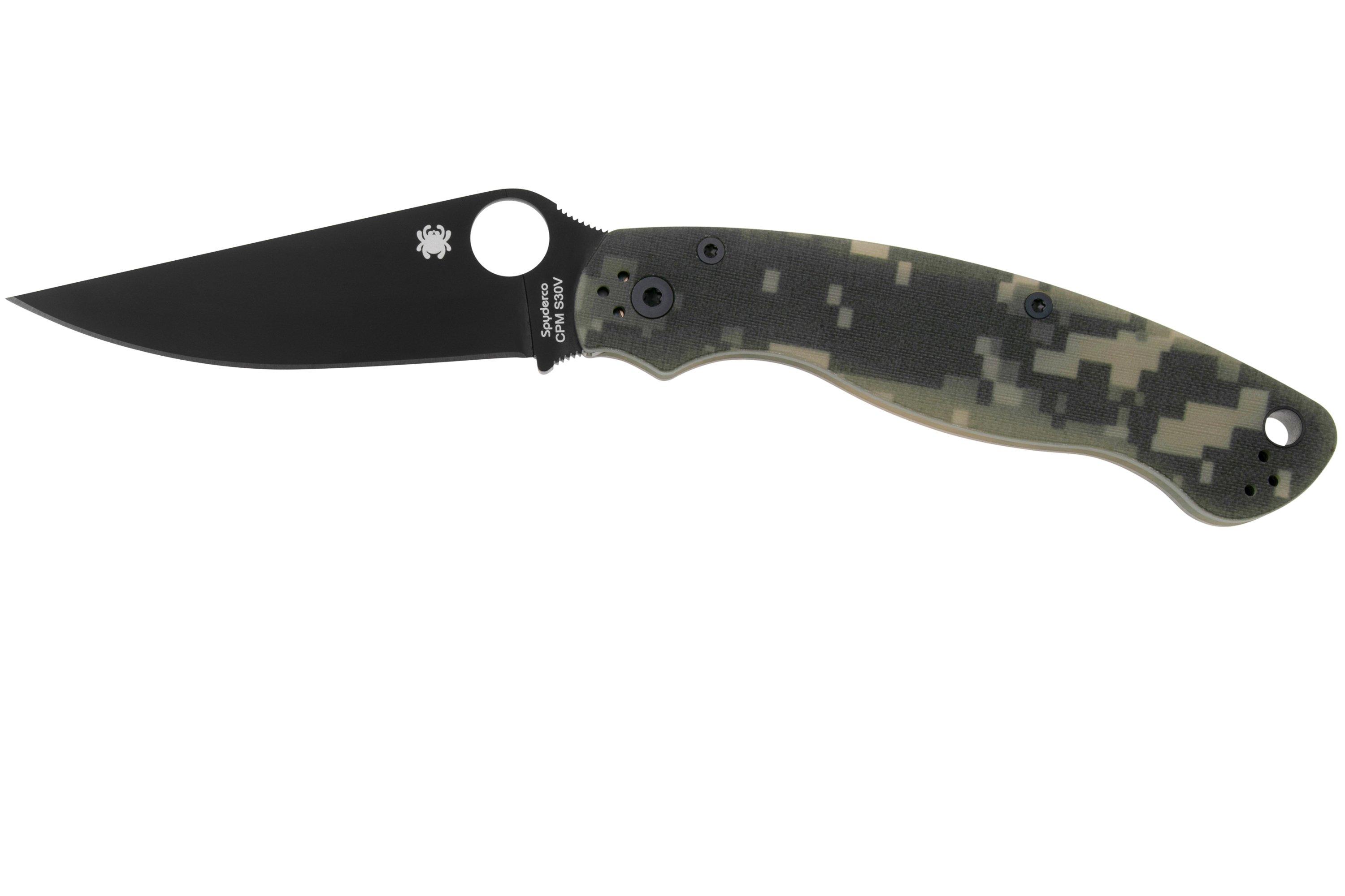 Spyderco Military 2 Black C36GPCMOBK2 Camo G10, navalha | Compras ...